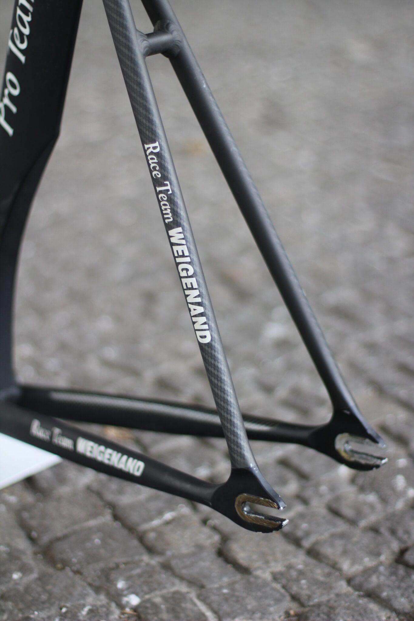 Viner Pro Team Track Frame / 56 cm / Black – velowizard.com