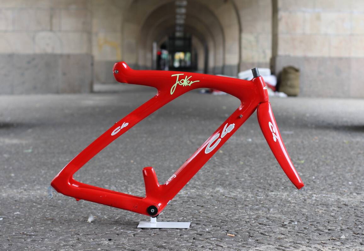 C4 Joker Monocoque Carbon Frame / 55 cm / Red - velowizard.com
