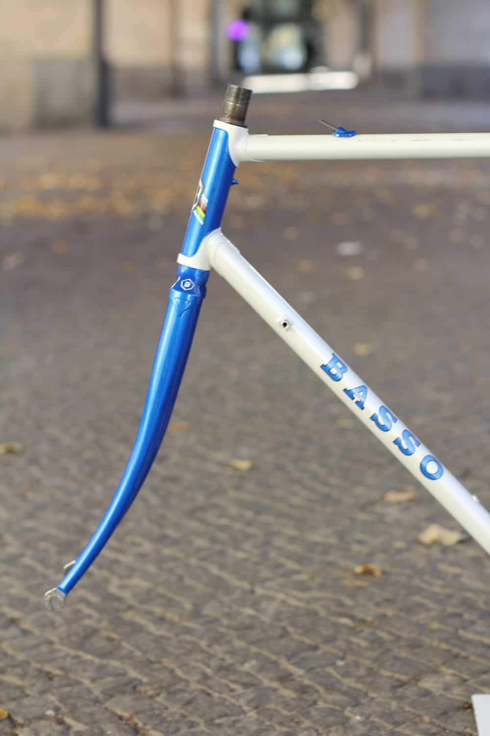 Basso Loto Columbus SLX Frame / 57 cm / White Blue - velowizard.com