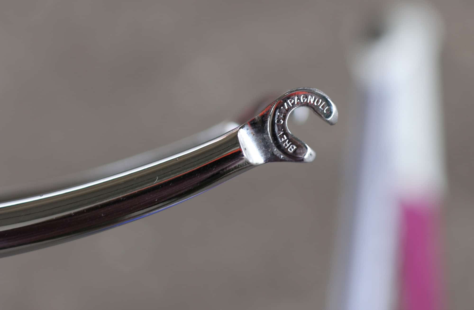 Atala Columbus EL Frame / 56 cm / White Blue Pink / 2.554g / Campagnolo ...