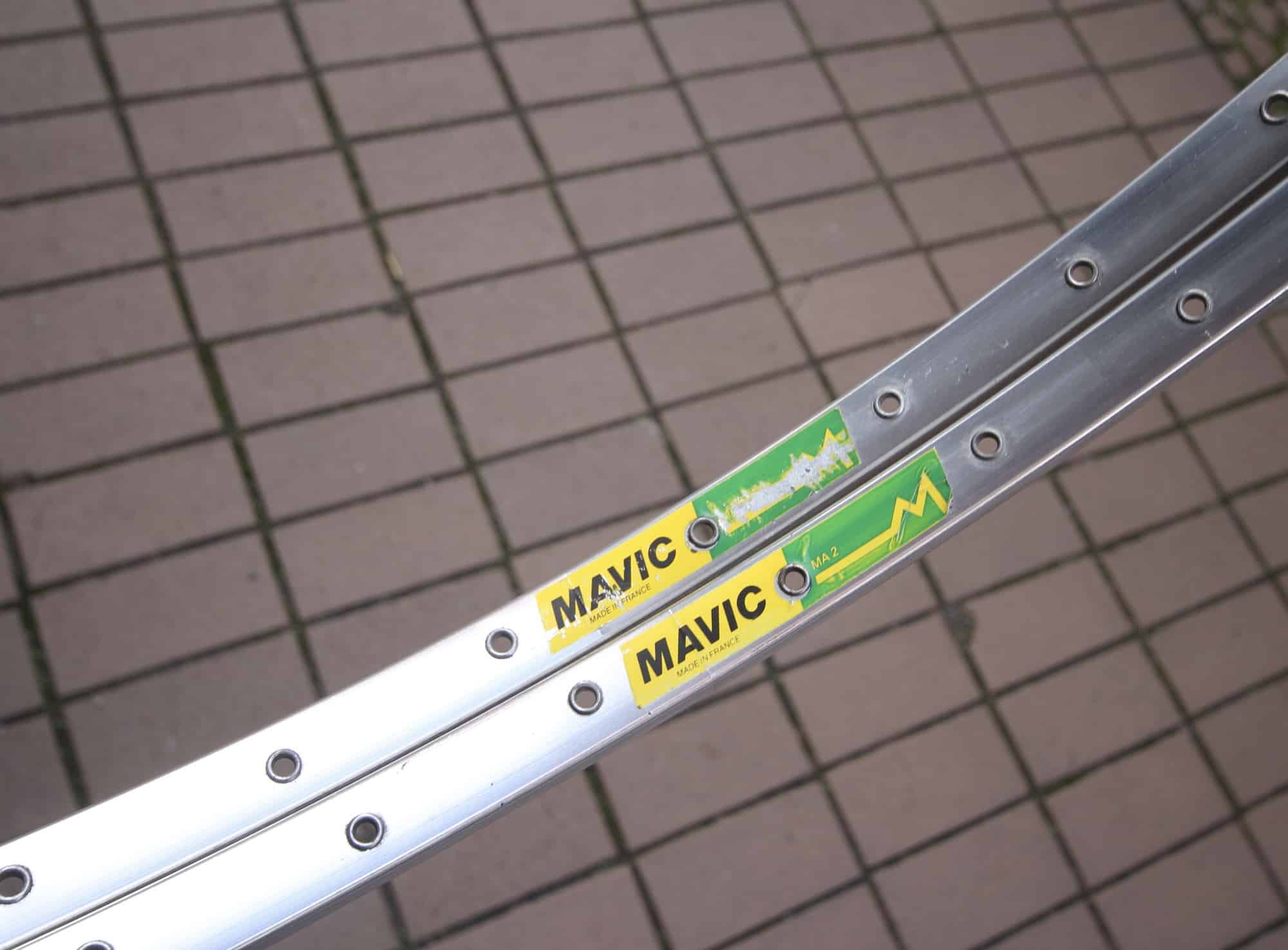 MAVIC MA2 Rim Pair / Clincher / 700C / 36 H / Silver / 912g ...