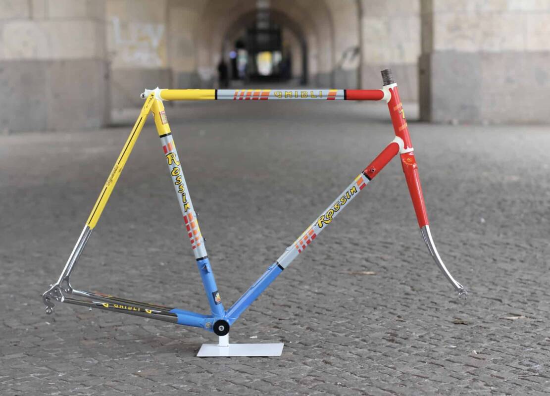 Rossin Ghibli Frame & Prestige Fork / Columbus SLX / 58 cm / 1988 – velowizard.com