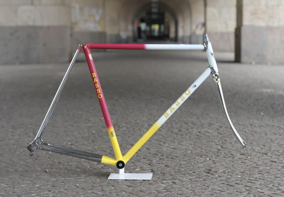 Basso Fior di Loto Columbus SLX Frame / 57 cm / White Yellow Raspberry ...