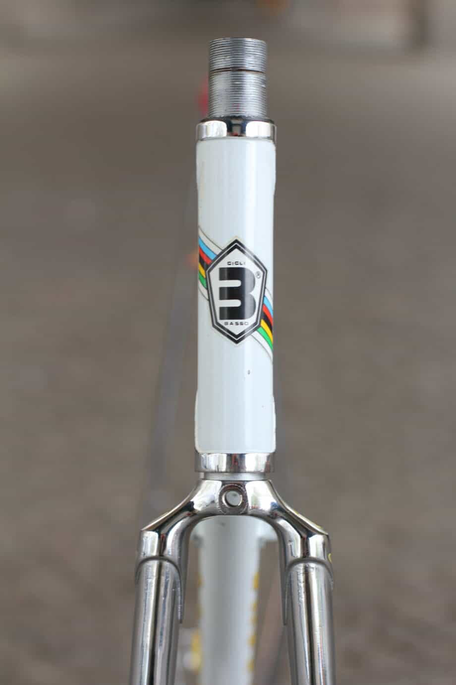 Basso Fior di Loto Columbus SLX Frame / 57 cm / White Yellow Raspberry ...