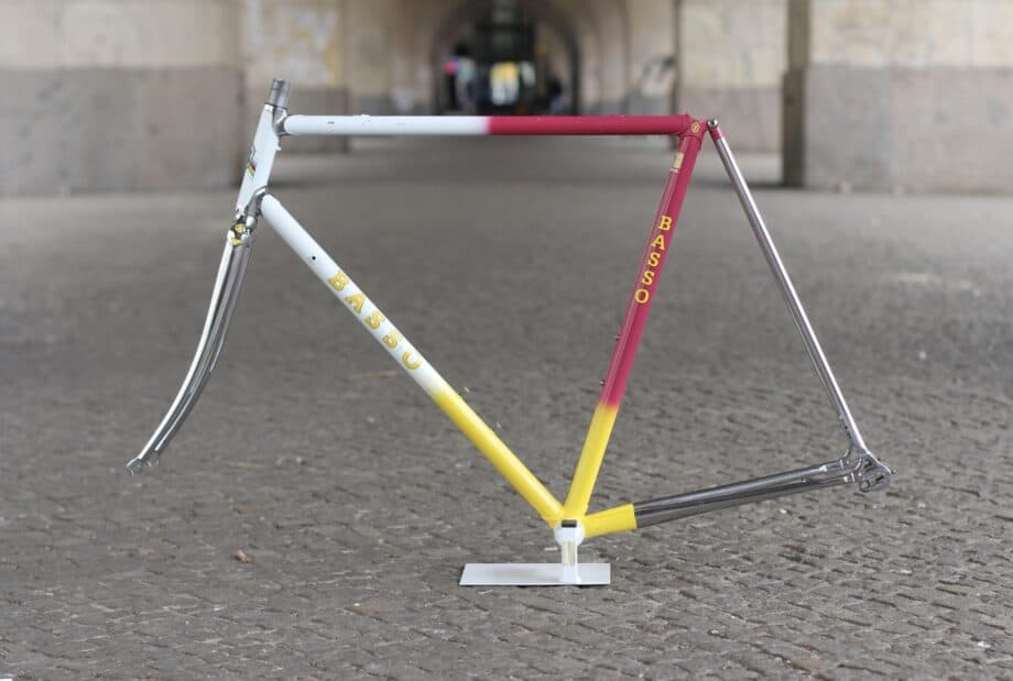 Basso Fior di Loto Columbus SLX Frame / 57 cm / White Yellow Raspberry ...