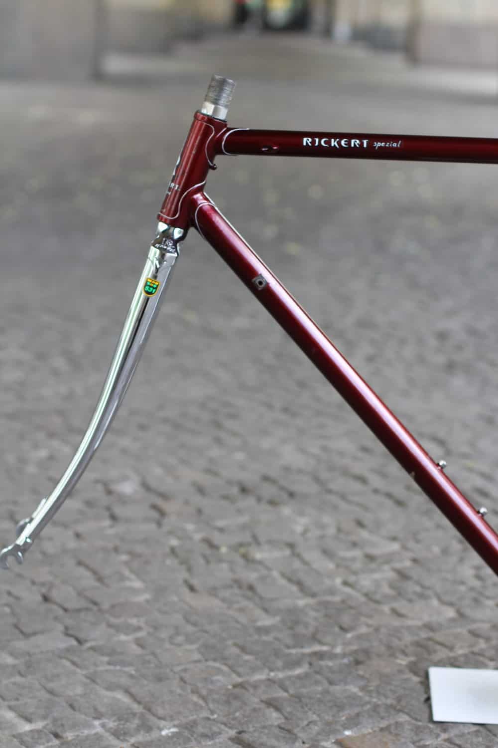 Rickert Spezial Reynolds 531 Frame / 52 cm / Dark Red – velowizard.com