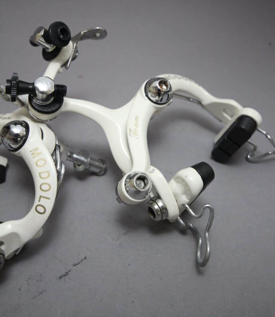 Modolo Team Brake Caliper & Lever / White / 527g / 1980s – velowizard.com