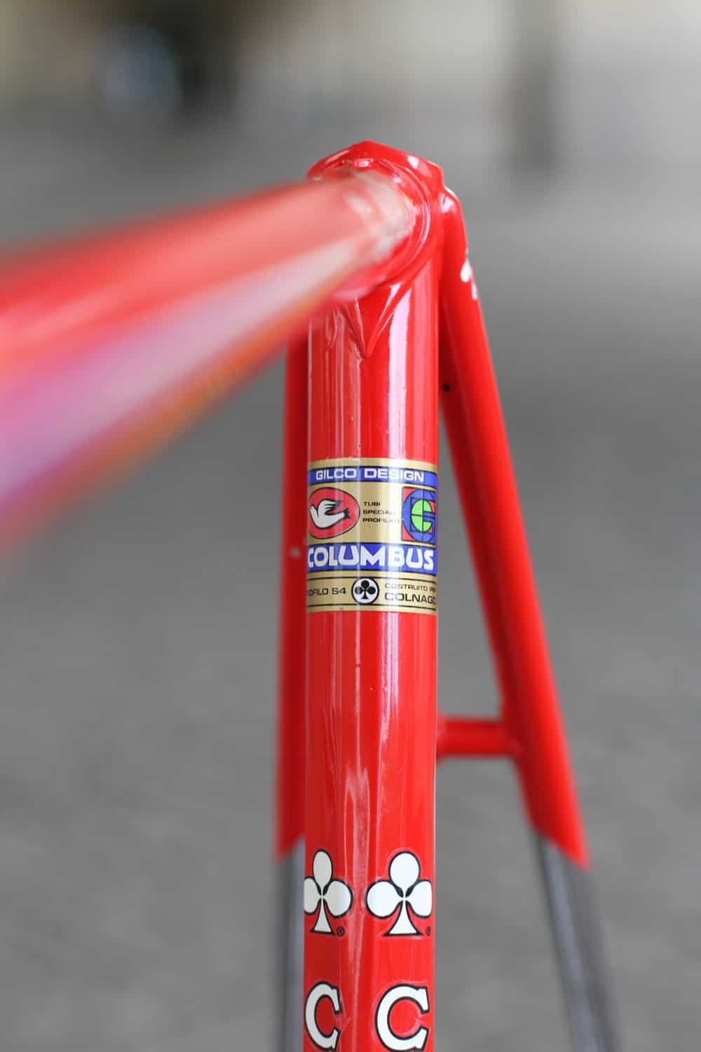 Colnago Master Piu Columbus Gilco Frame / 54.5 cm / Red - velowizard.com