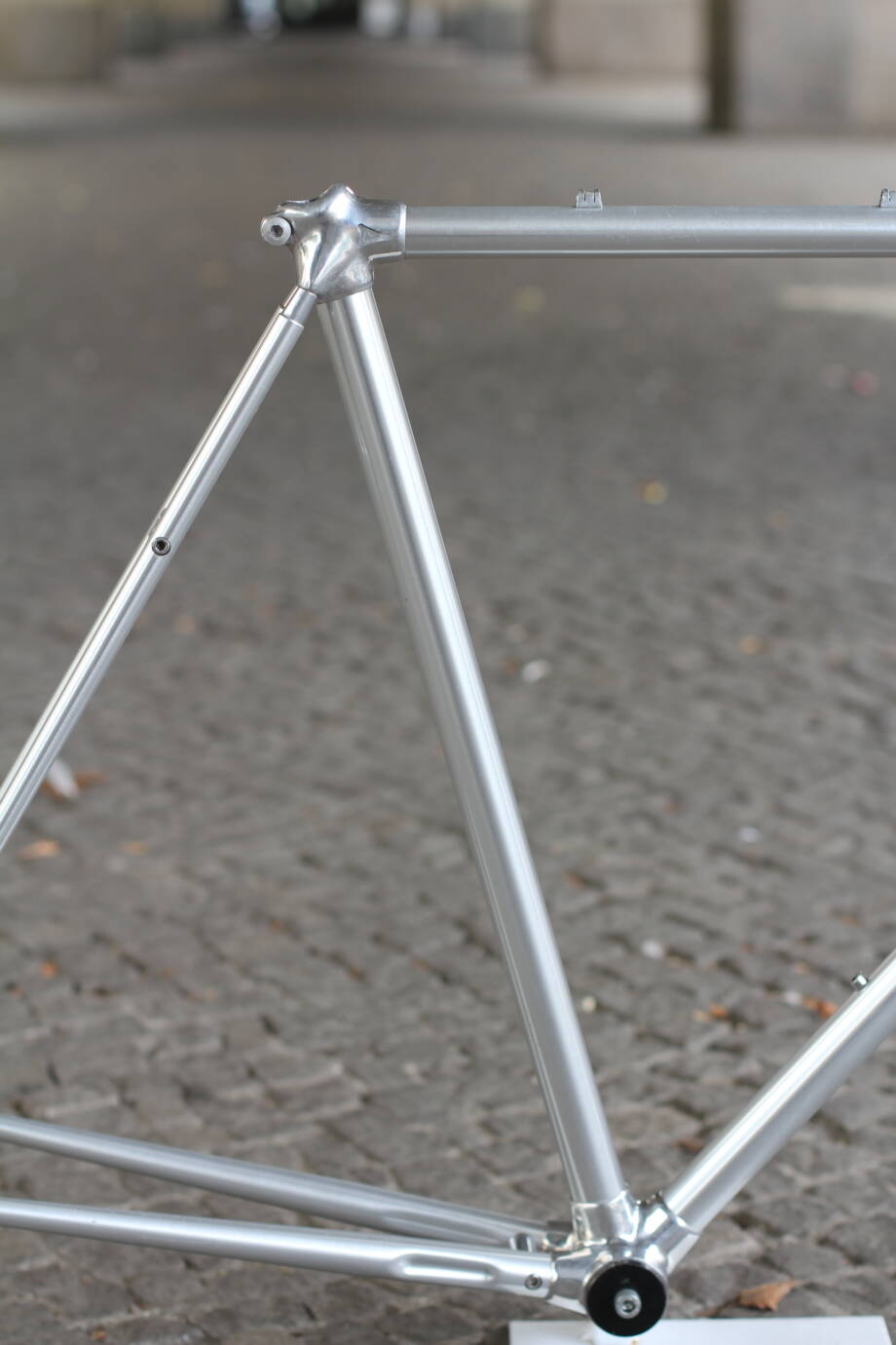 ALAN Super Record Frame / 54,5 cm / Silver / early 1980s – velowizard.com