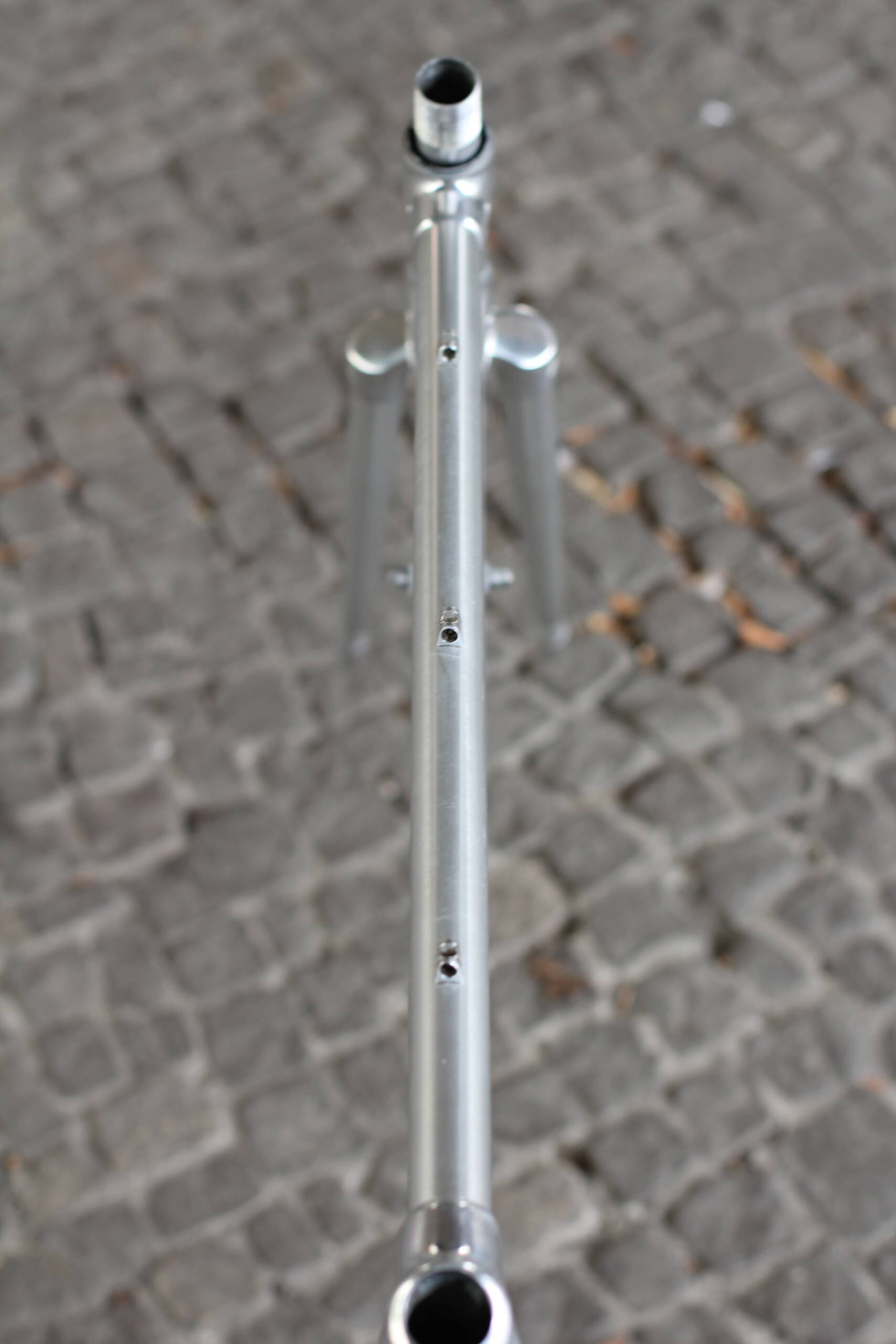 ALAN Super Record Frame / 54,5 cm / Silver / early 1980s – velowizard.com