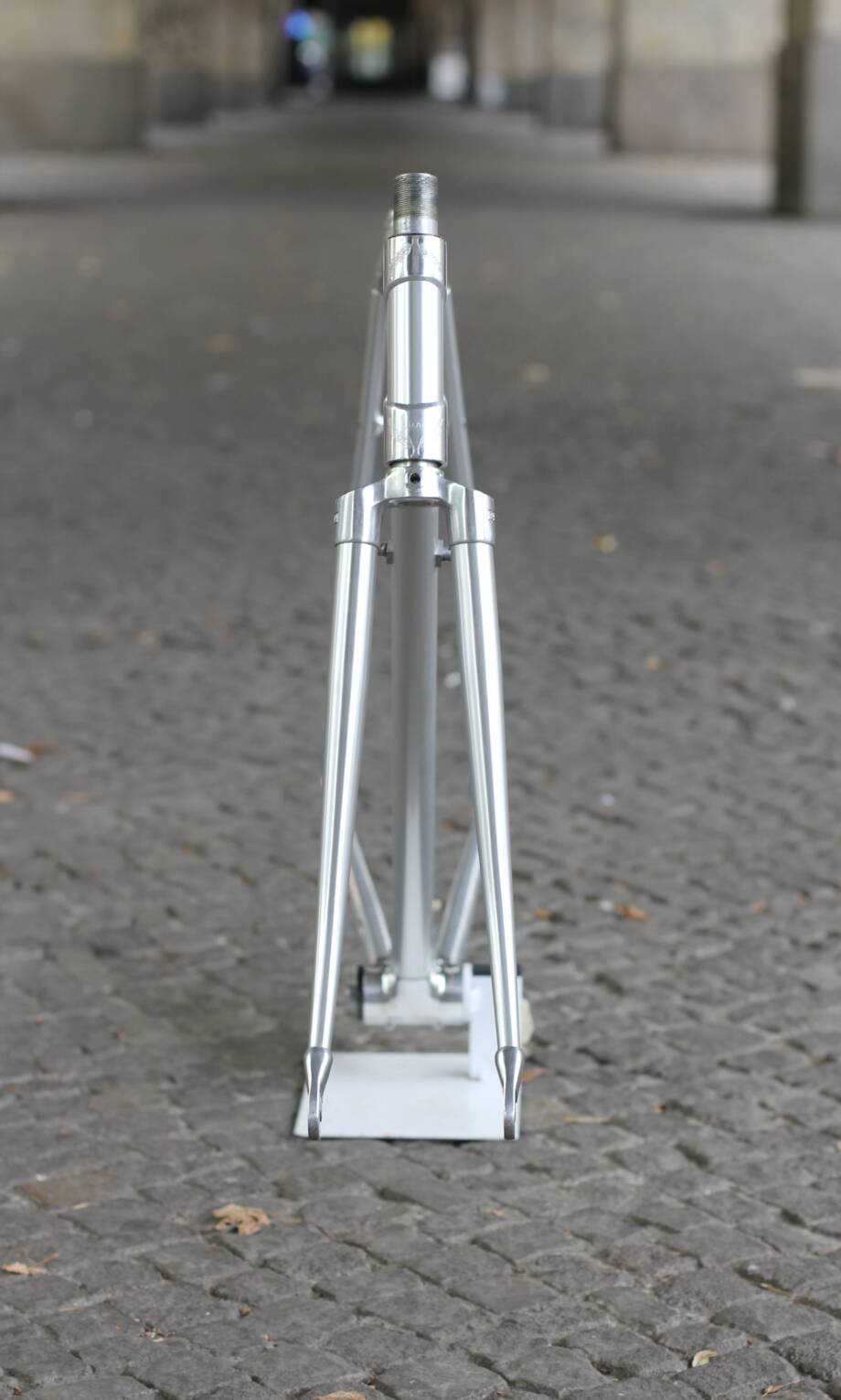 ALAN Super Record Frame / 54,5 cm / Silver / early 1980s - velowizard.com