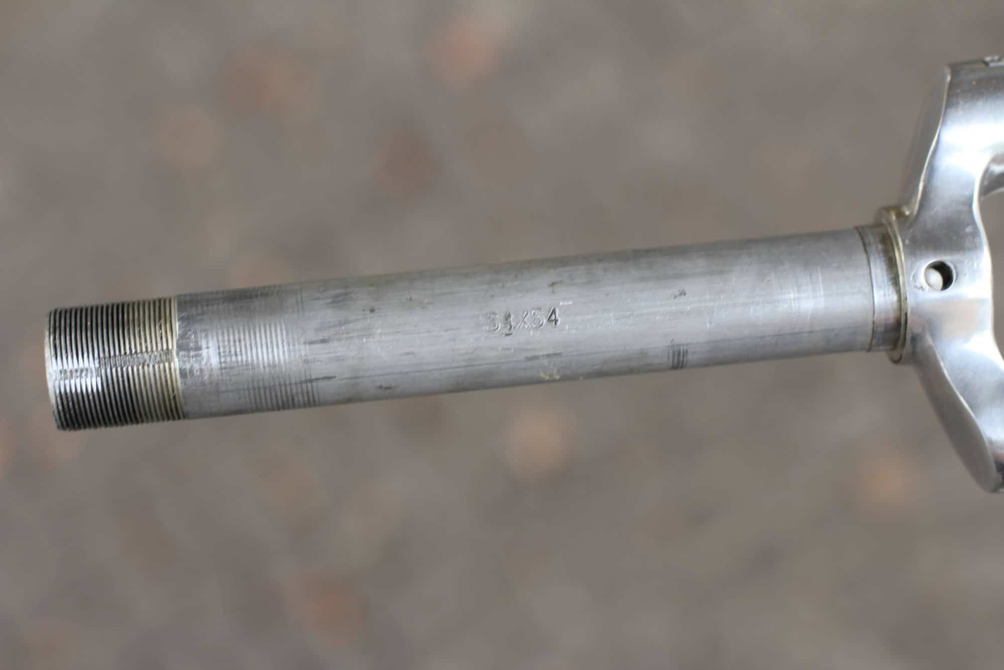 ALAN Super Record Frame / 54,5 cm / Silver / early 1980s – velowizard.com