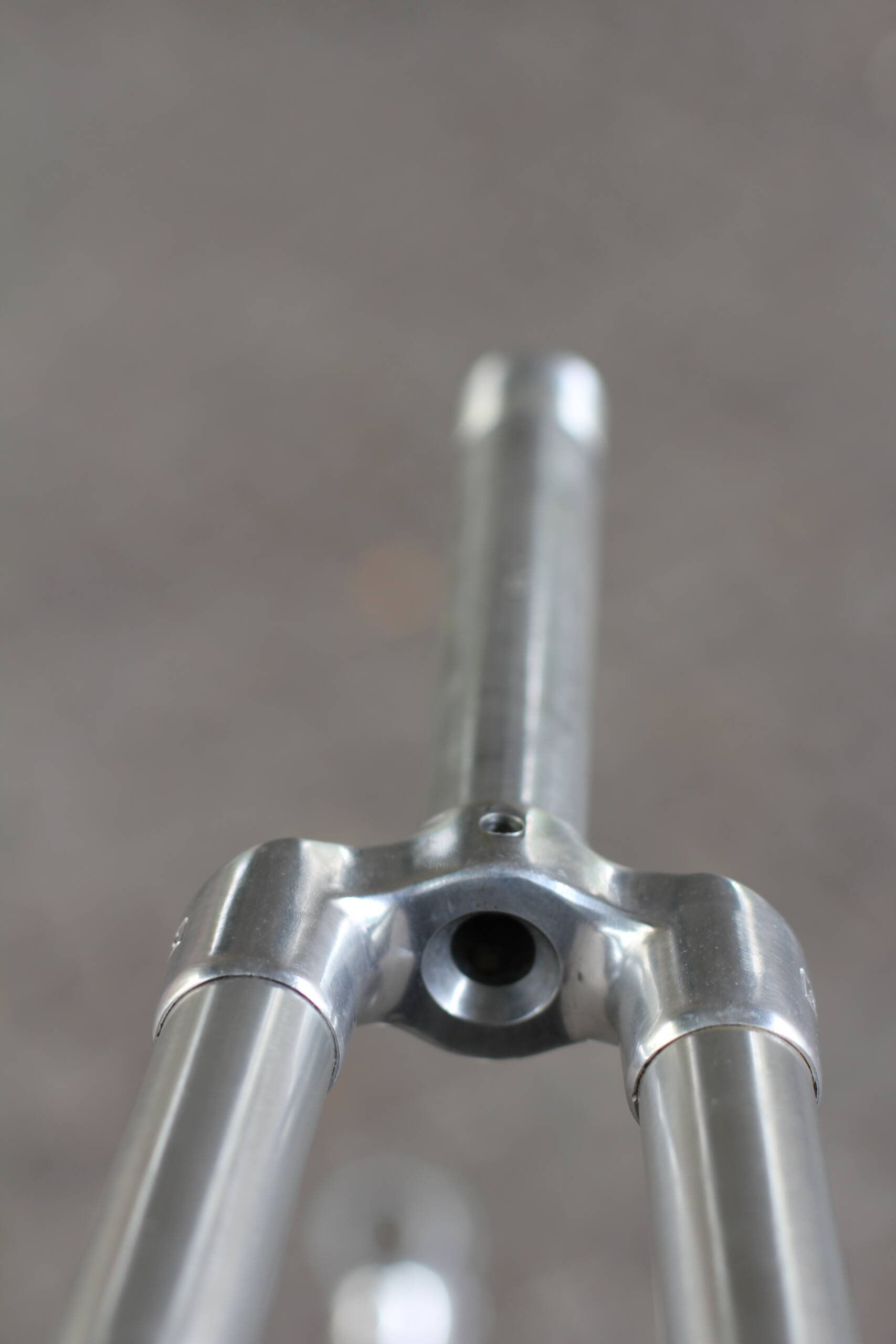 ALAN Super Record Frame / 54,5 cm / Silver / early 1980s – velowizard.com