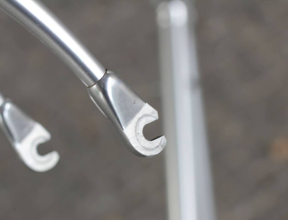 ALAN Super Record Frame / 54,5 cm / Silver / early 1980s – velowizard.com
