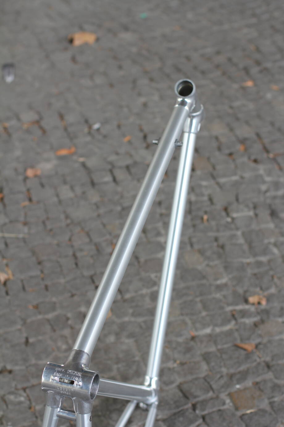 ALAN Super Record Frame / 54,5 cm / Silver / early 1980s - velowizard.com