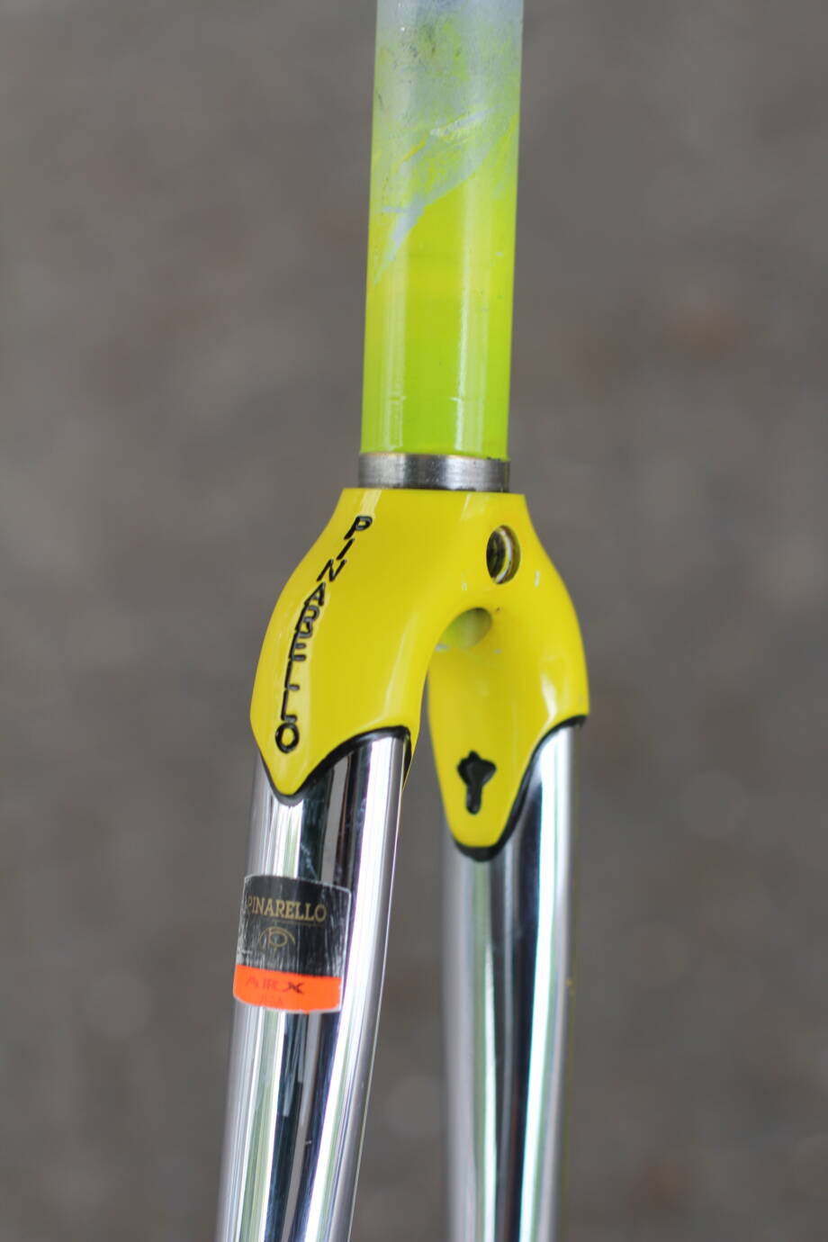 Pinarello Vuelta Frame / 56 cm / Yellow / Columbus ARX - velowizard.com