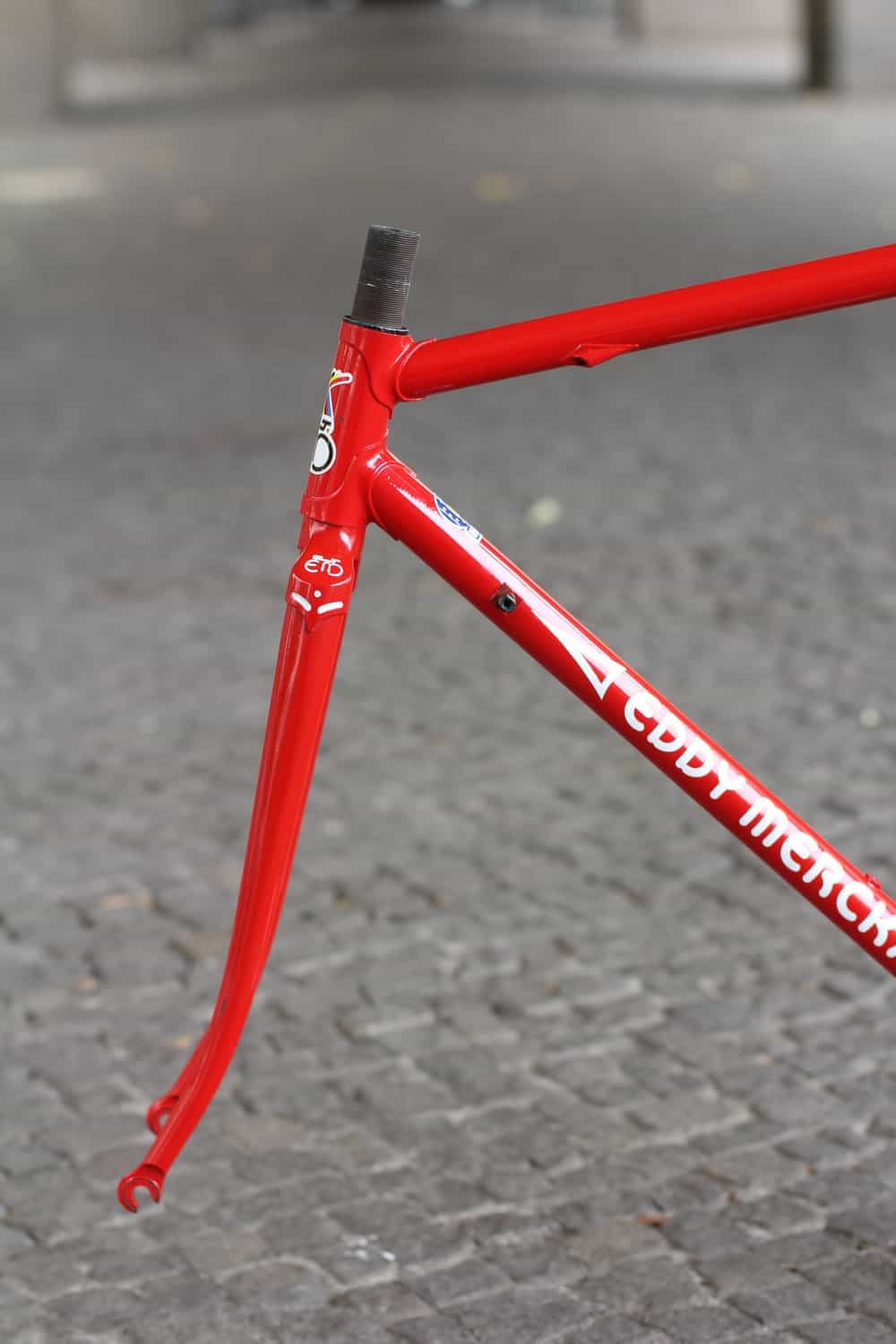 Eddy Merckx Columbus SLX Pursuit Frame / 56 cm / Red – velowizard.com