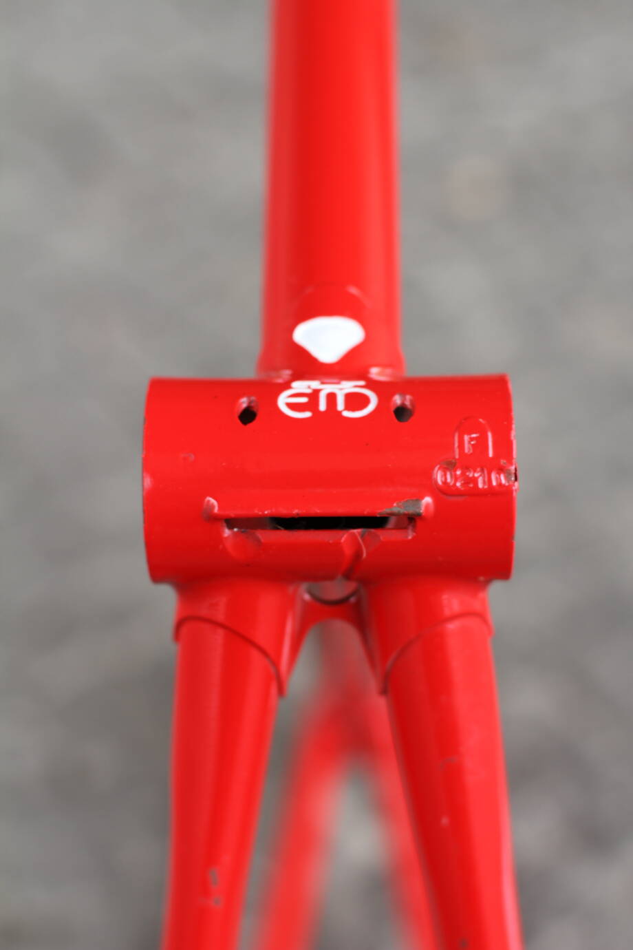Eddy Merckx Columbus SLX Pursuit Frame / 56 cm / Red – velowizard.com