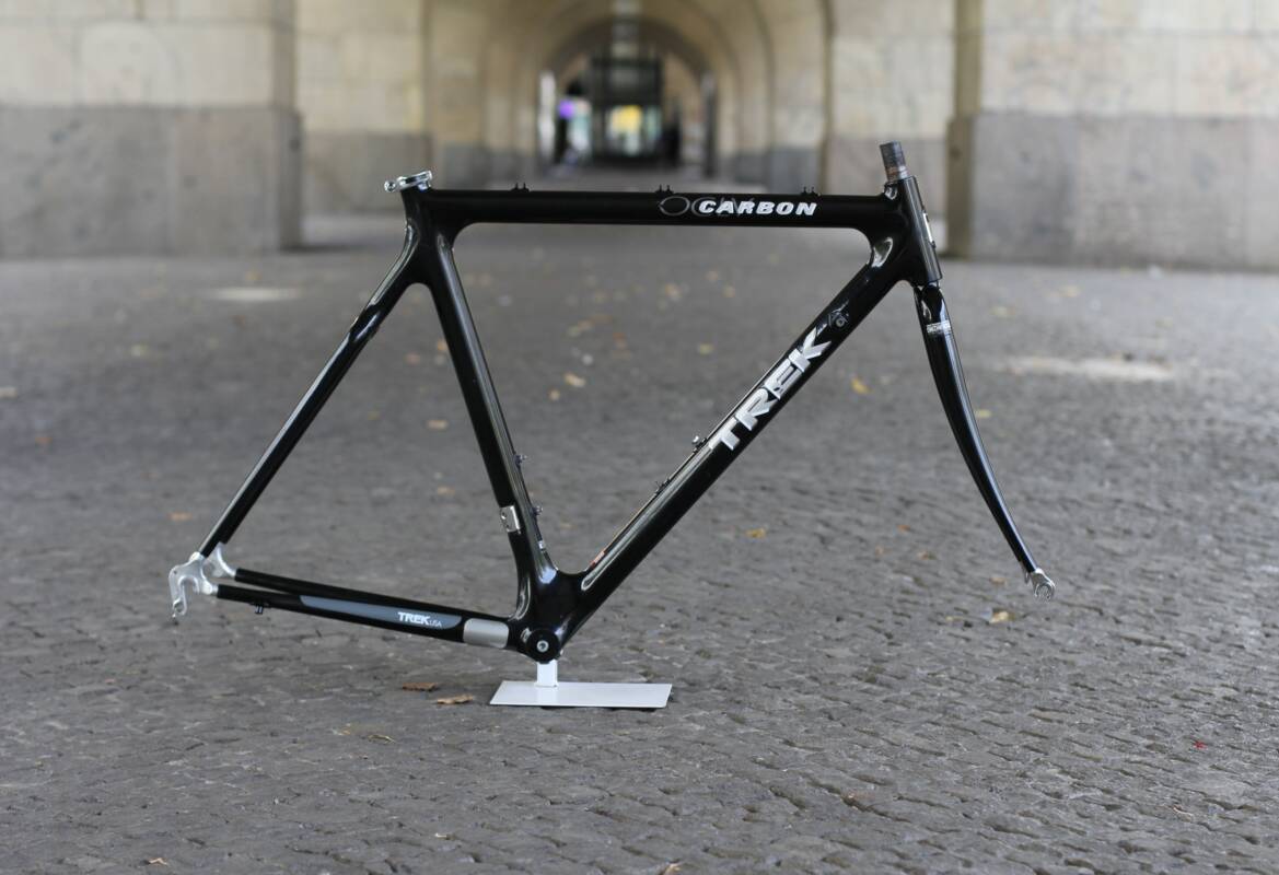 TREK OCLV Monocoque Carbon Frame / 56 cm / Black / 1996 - velowizard.com