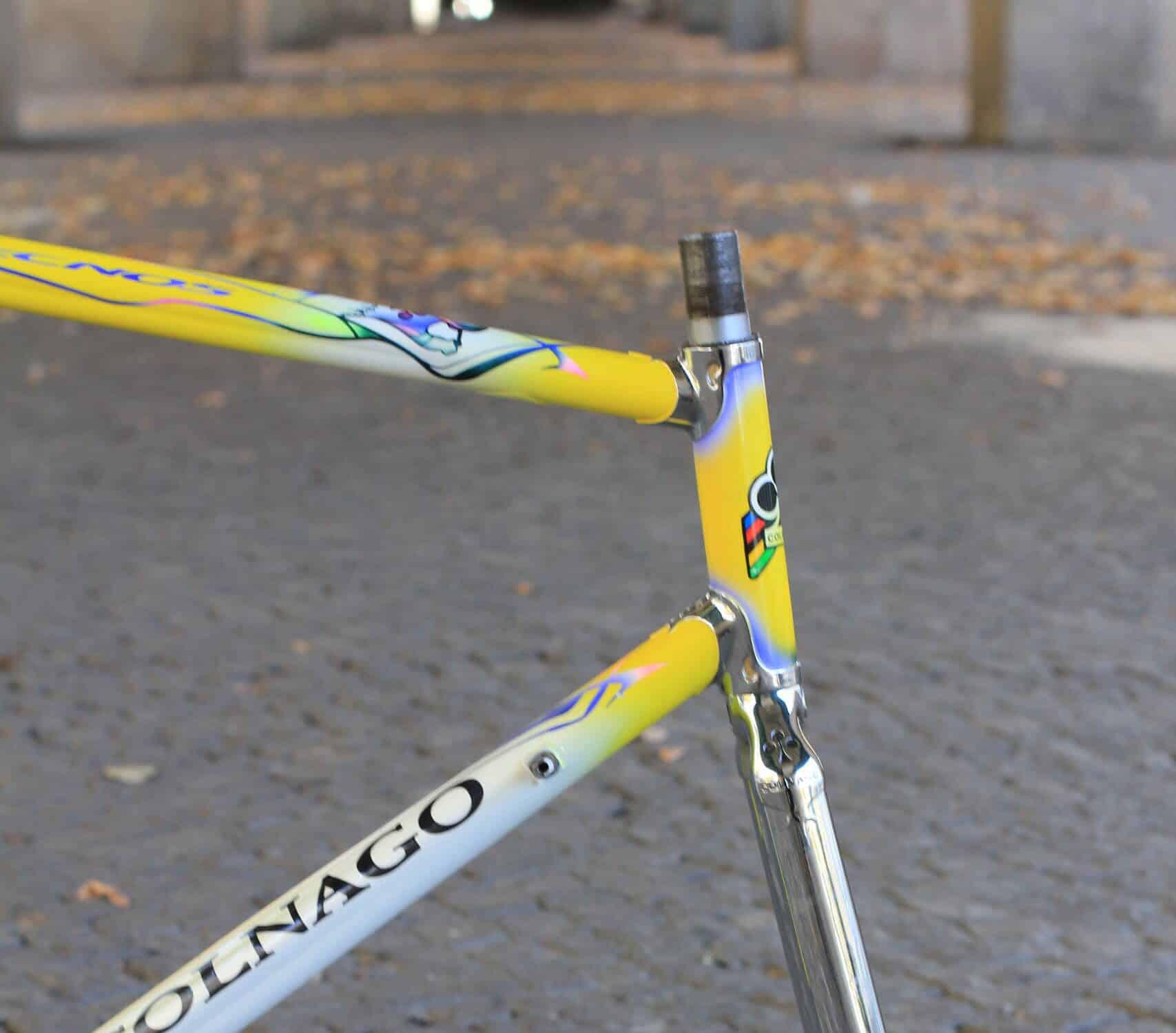 Colnago Tecnos Competition Art Decor Frame / 55.5 cm / Yellow Purple ...