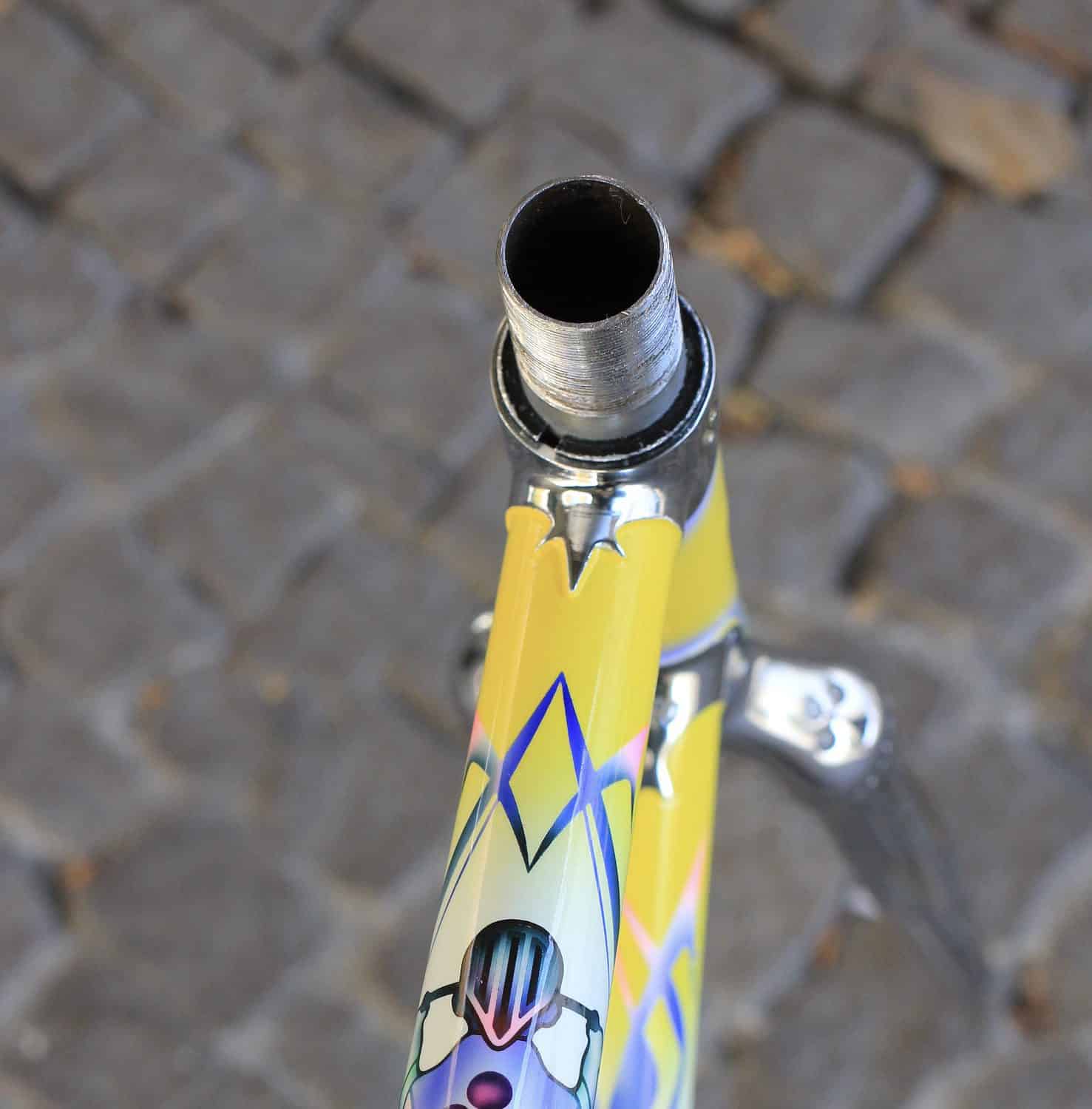 Colnago Tecnos Competition Art Decor Frame / 55.5 cm / Yellow Purple ...