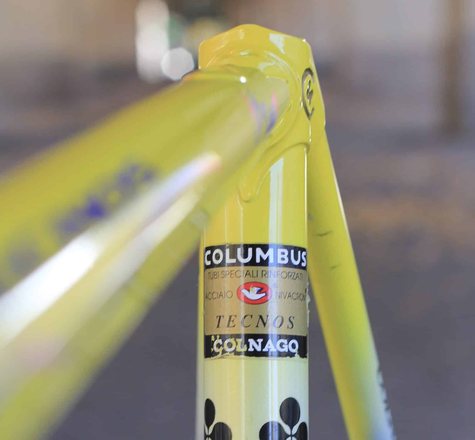Colnago Tecnos Competition Art Decor Frame / 55.5 cm / Yellow Purple ...