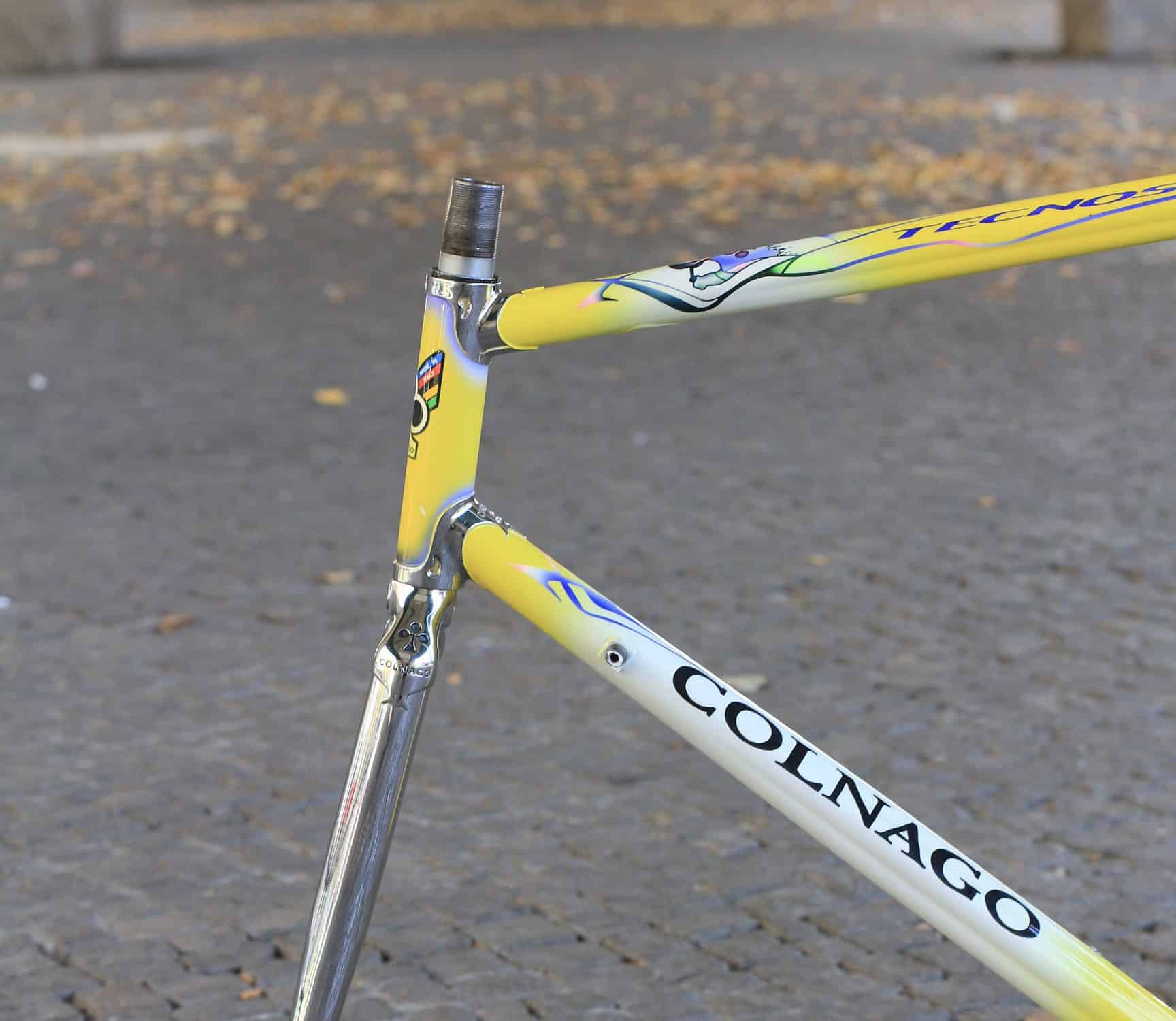 Colnago Tecnos Competition Art Decor Frame / 55.5 cm / Yellow Purple ...
