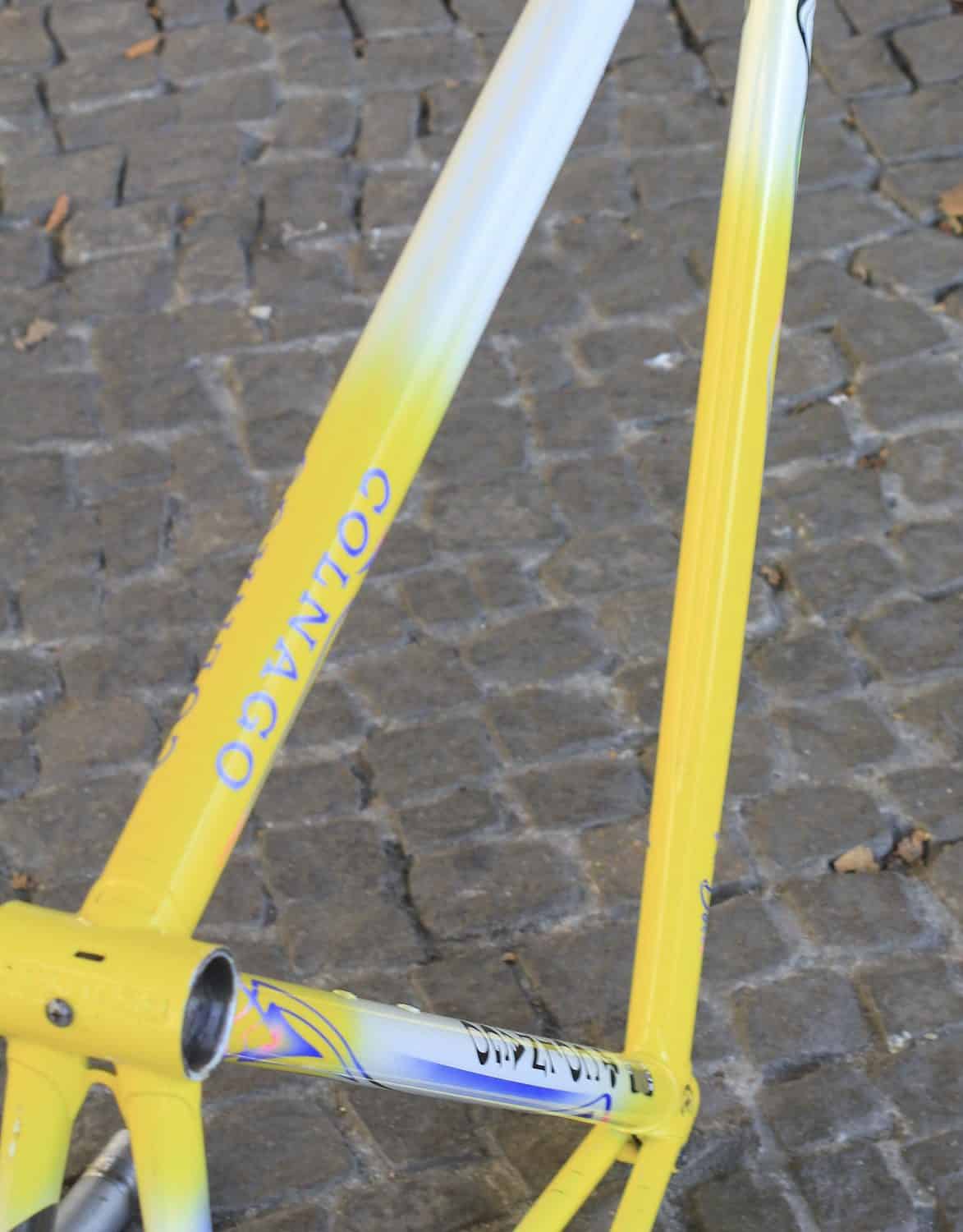 Colnago Tecnos Competition Art Decor Frame / 55.5 cm / Yellow Purple ...