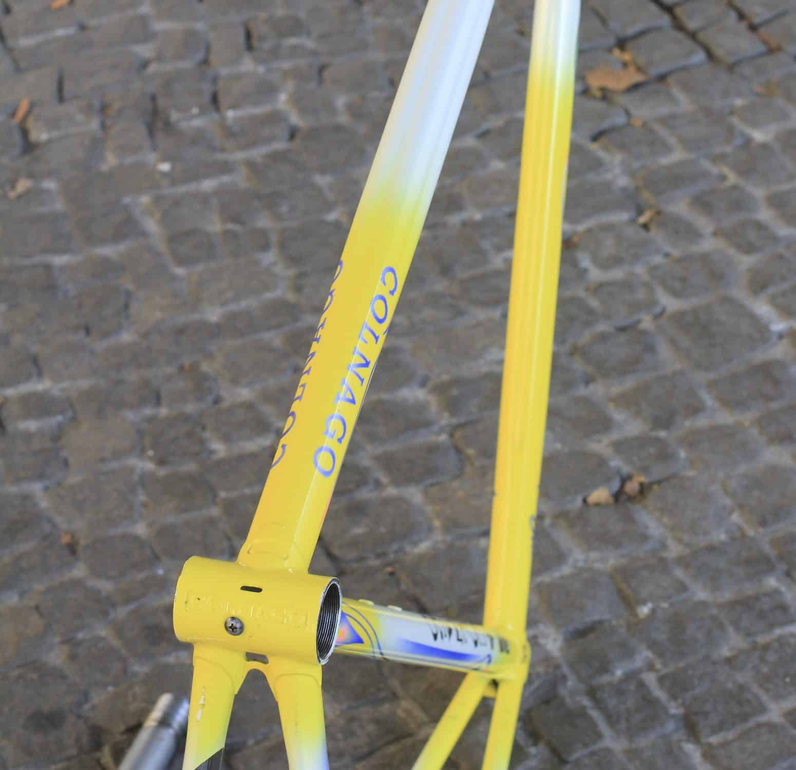 Colnago Tecnos Competition Art Decor Frame / 55.5 cm / Yellow Purple ...