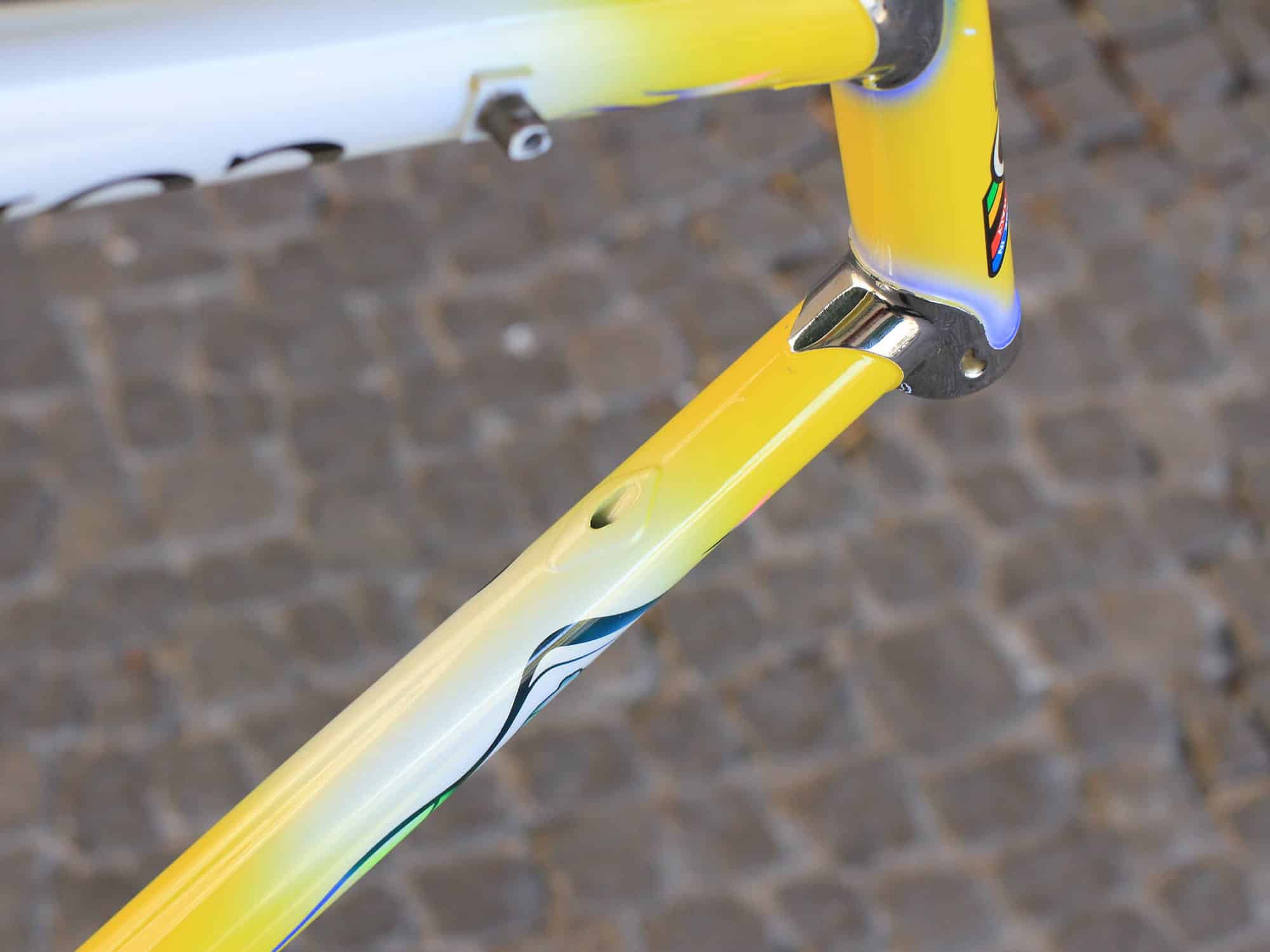 Colnago Tecnos Competition Art Decor Frame / 55.5 cm / Yellow Purple ...