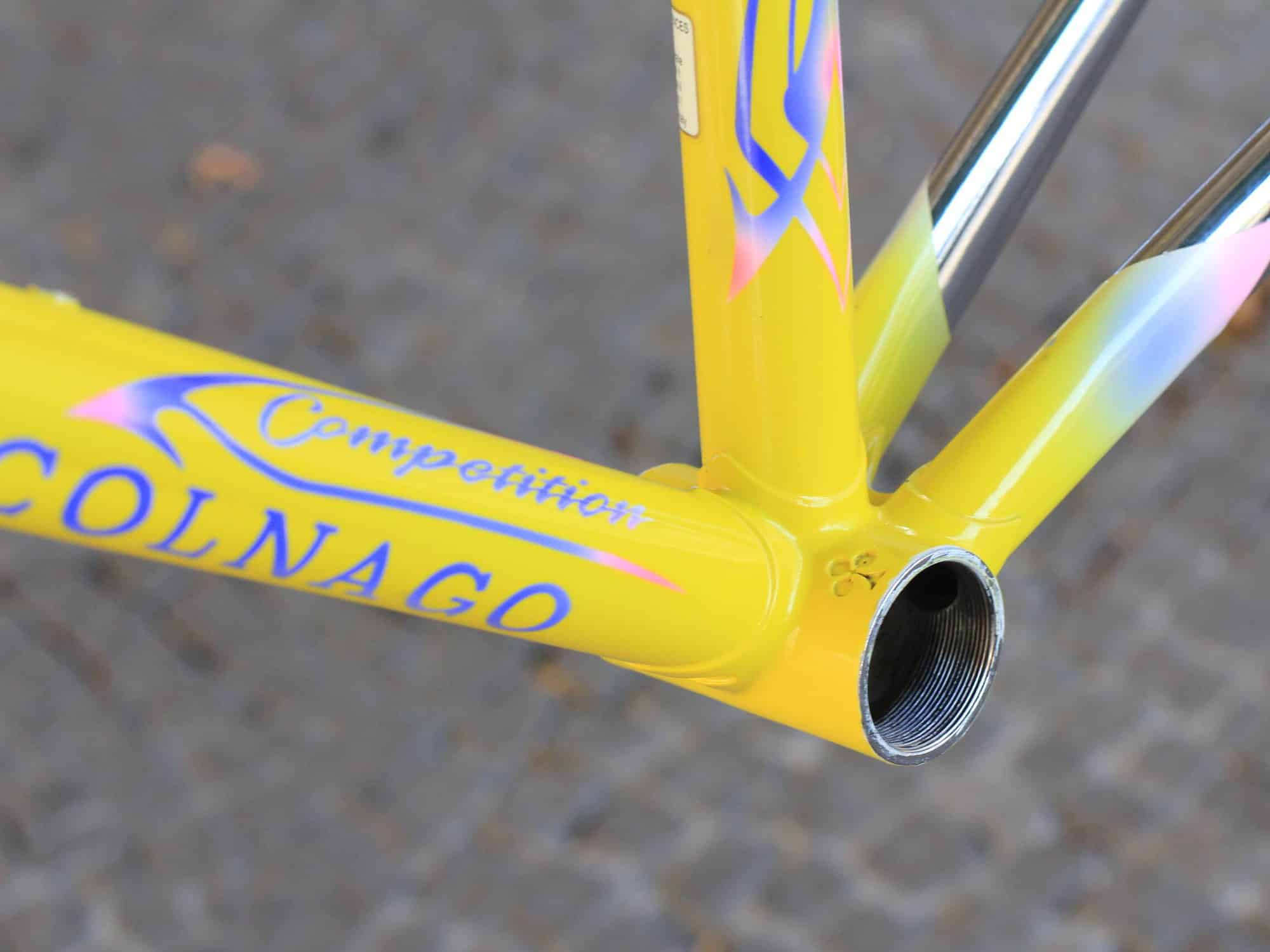 Colnago Tecnos Competition Art Decor Frame / 55.5 cm / Yellow Purple ...