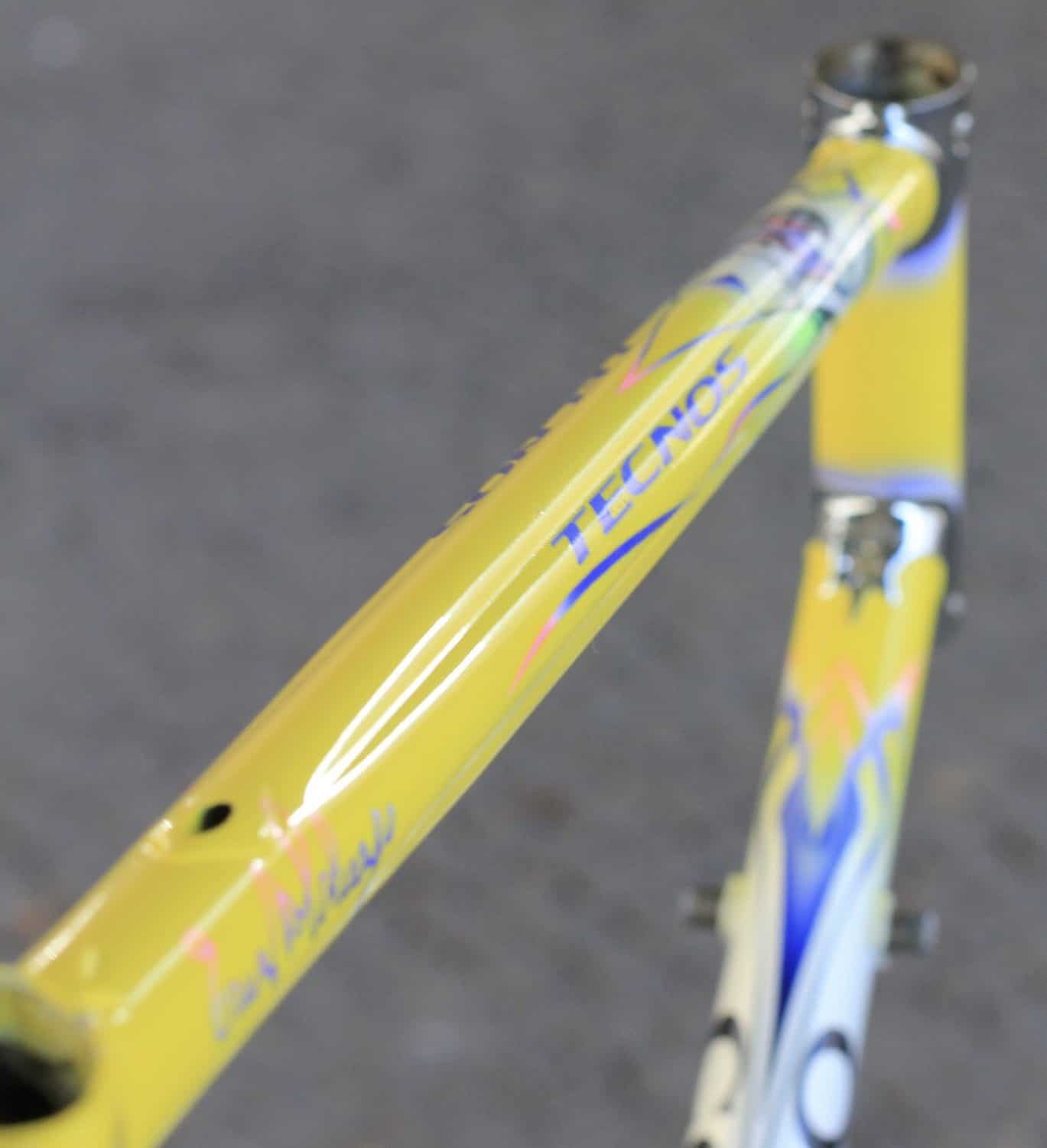 Colnago Tecnos Competition Art Decor Frame / 55.5 cm / Yellow Purple ...