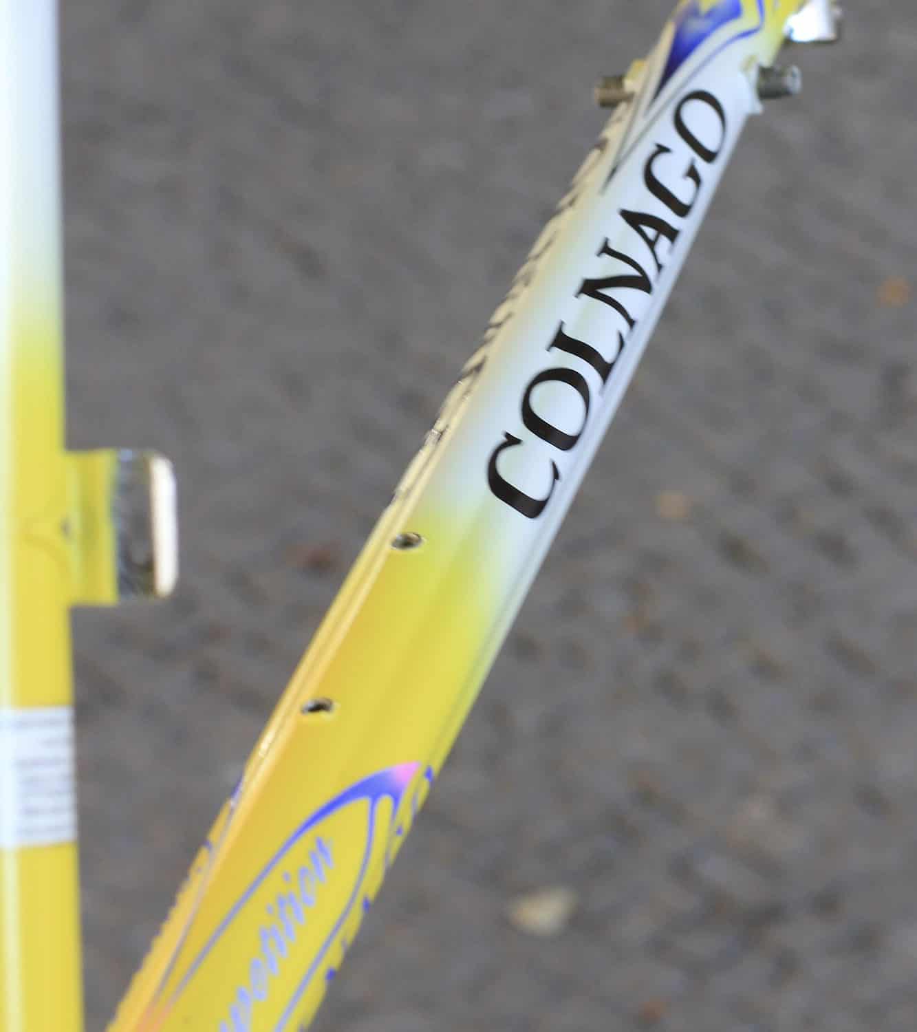 Colnago Tecnos Competition Art Decor Frame / 55.5 cm / Yellow Purple ...