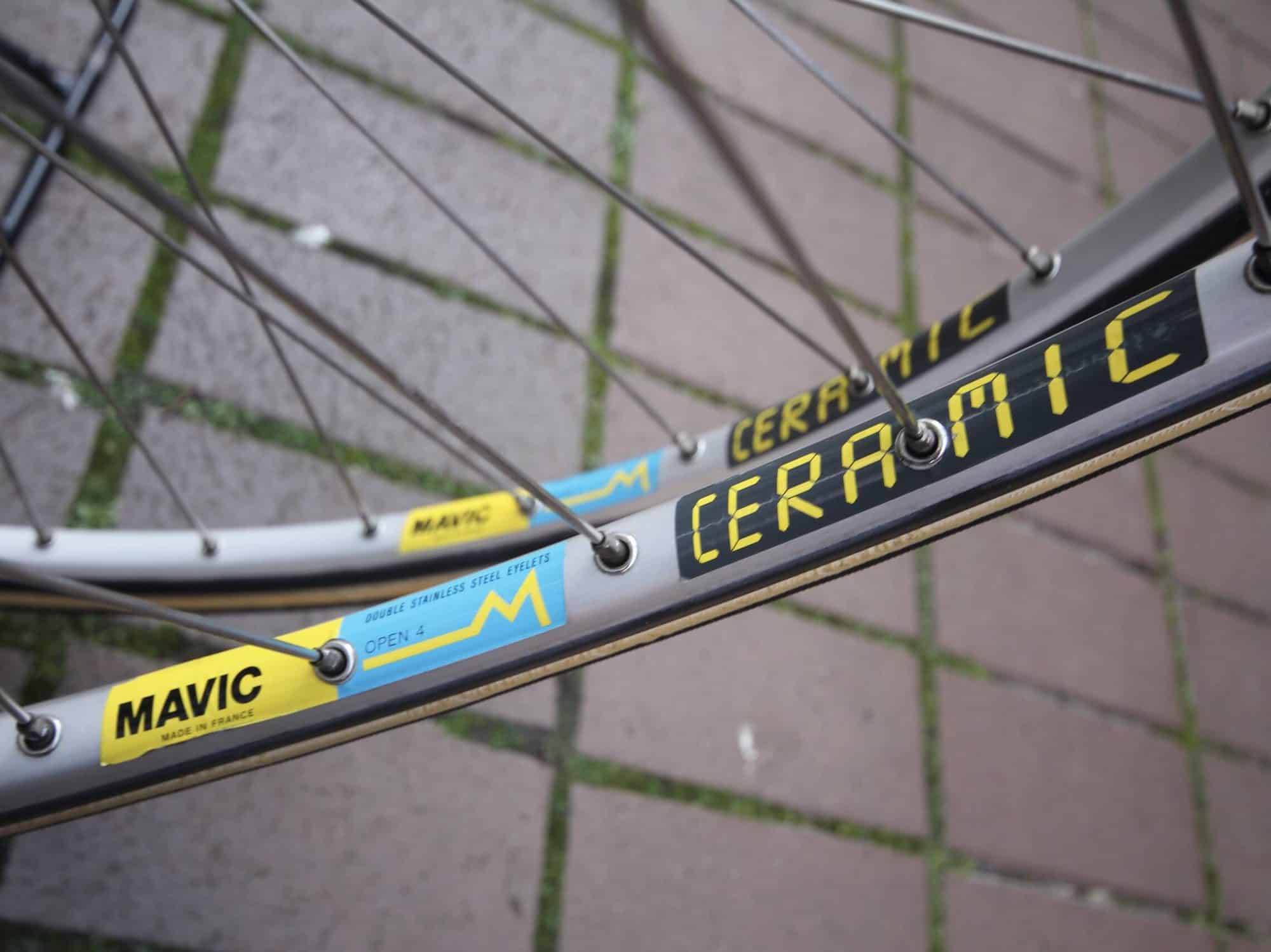 Campagnolo C-Record / Mavic Open 4 CERAMIC / Silver / 36 H / Wheel Set ...