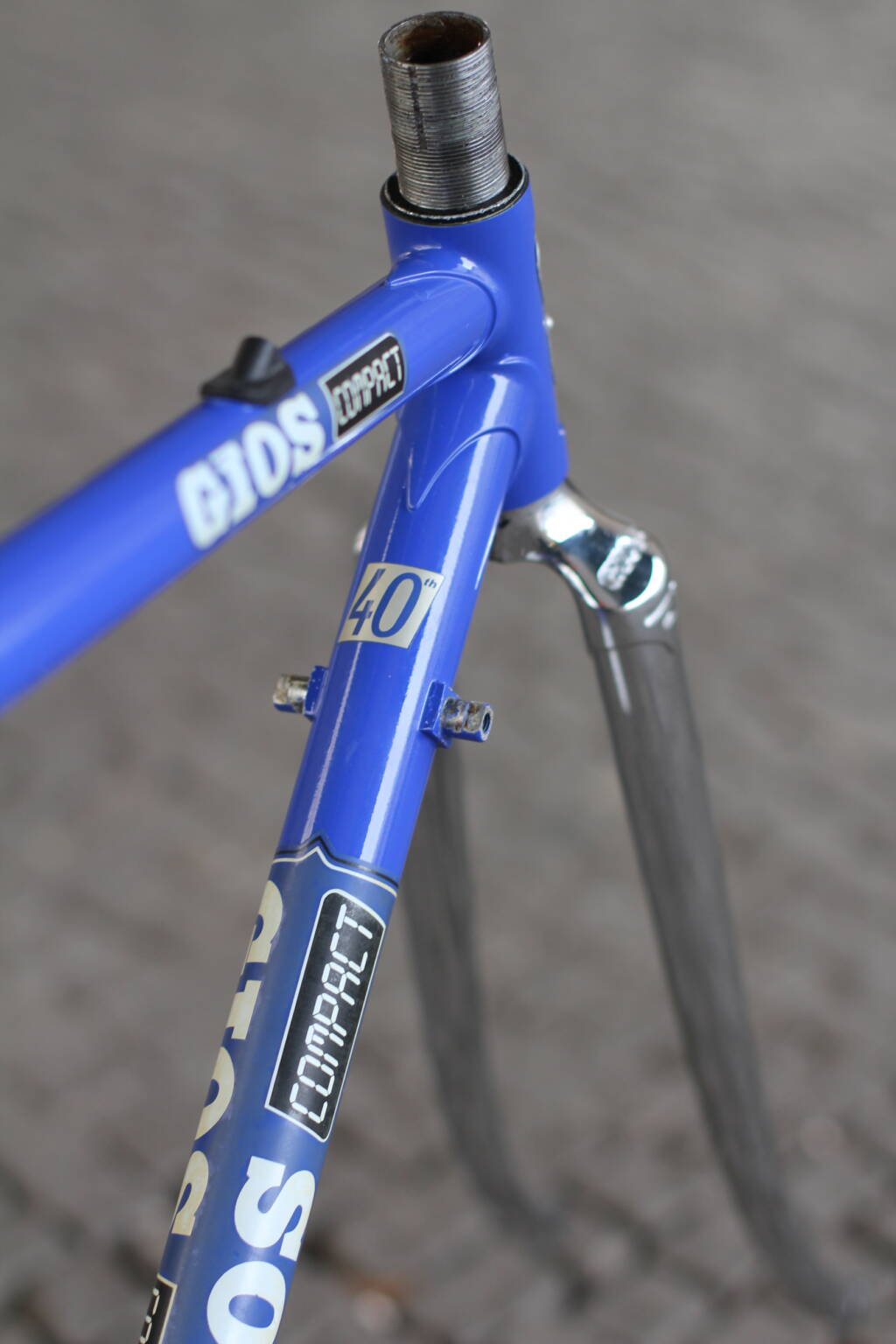 Gios Compact 40th Anniversary Frame / 48 cm / Blue – velowizard.com