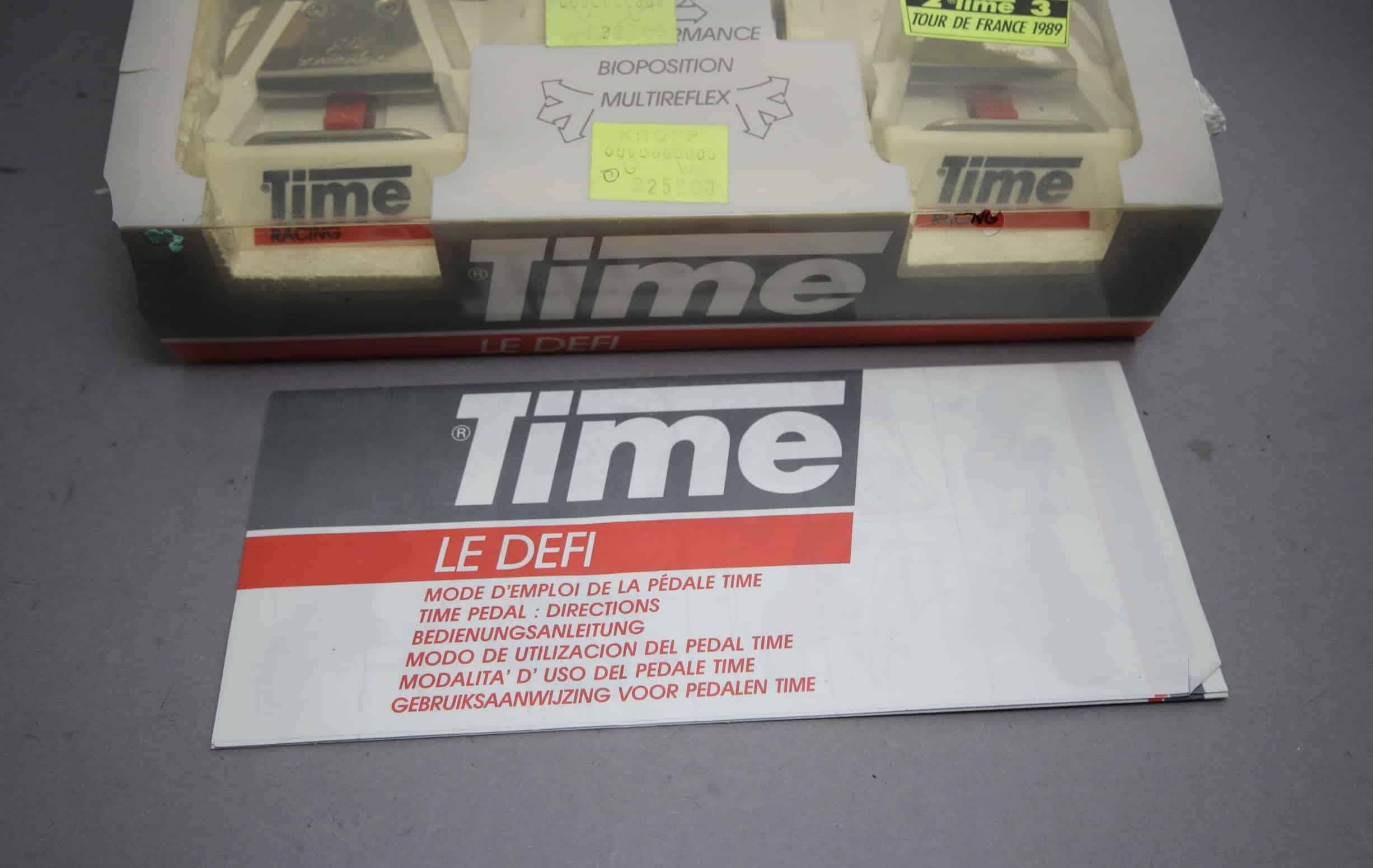 TIME Racing Magnesium Pedal / 1990 / White / NOS / NIB – velowizard.com