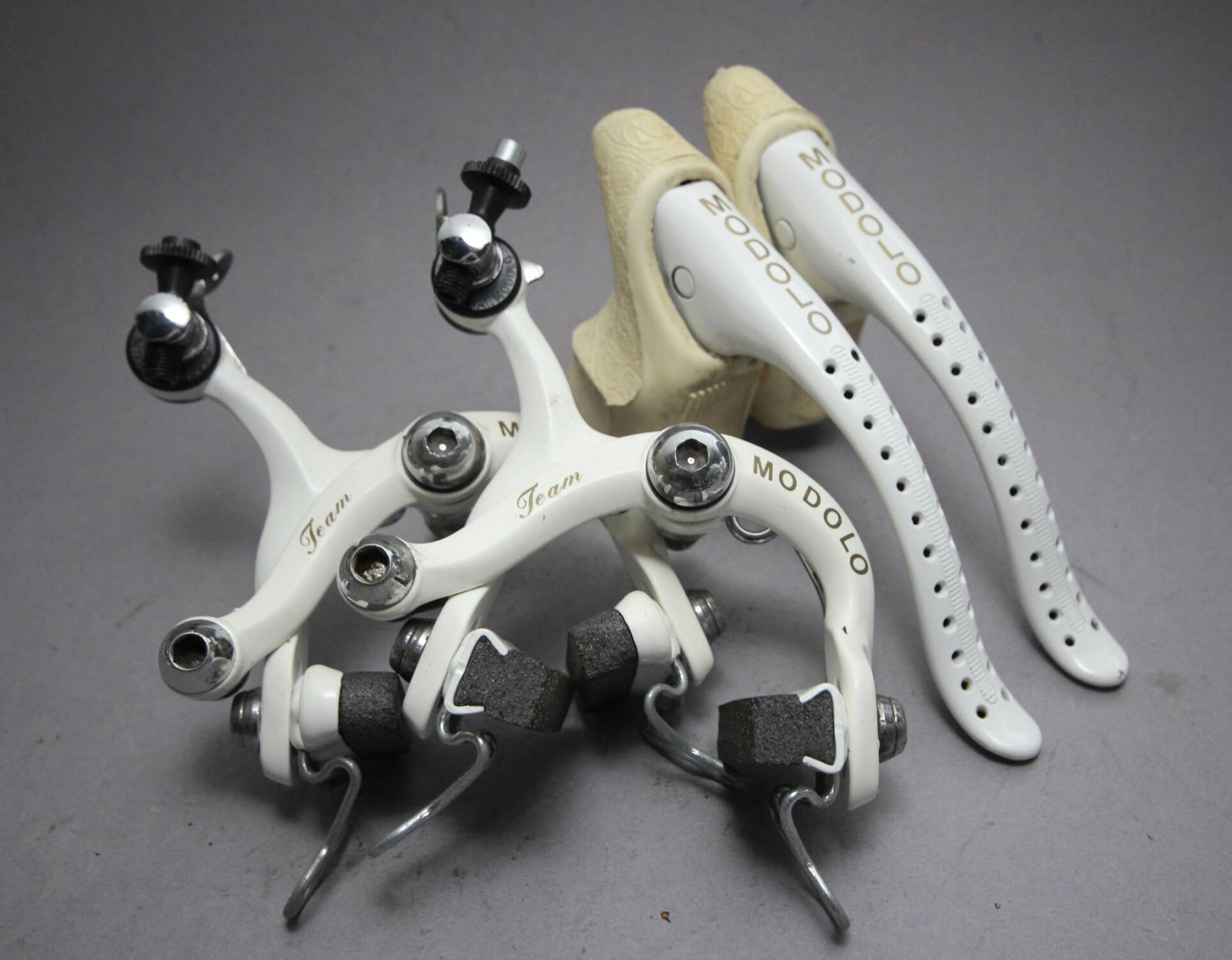Modolo Team Brake Caliper & Lever / White – velowizard.com