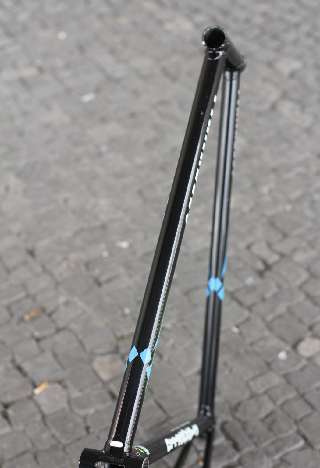 Pinarello Track Frame / 58 cm / Mannesmann Oria / Black - velowizard.com