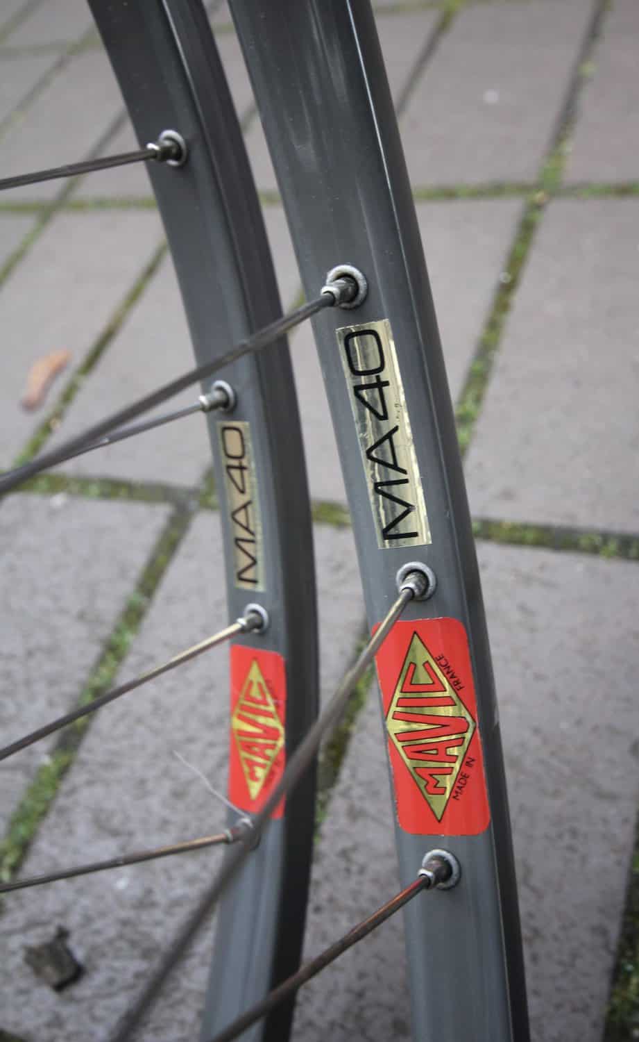 Shimano Dura Ace FH 7401 HB 7400 / Mavic MA40 / 36 H / Wheel Set ...