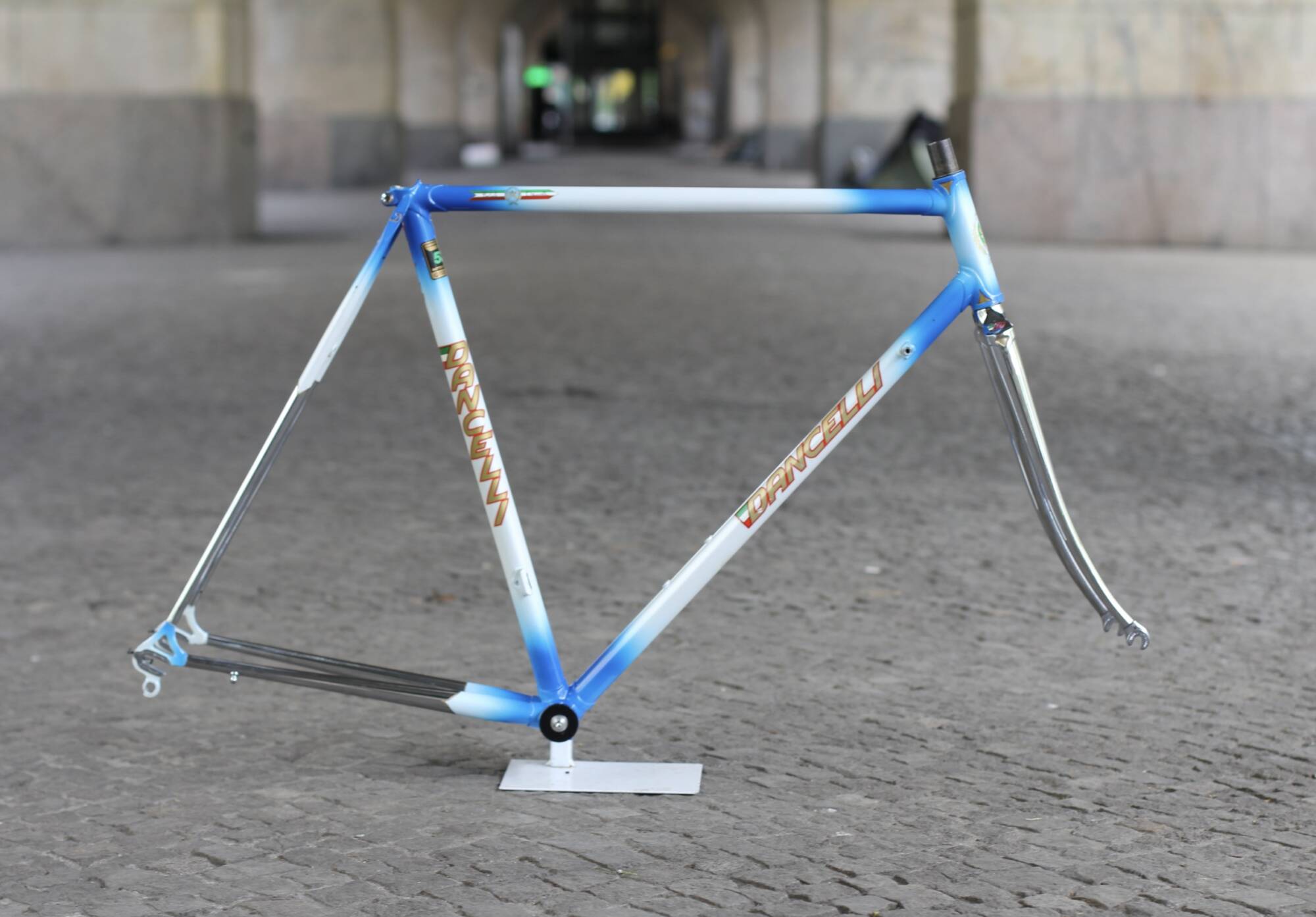 Dancelli Reynolds 531 Frame / 55 cm / White & Blue - velowizard.com