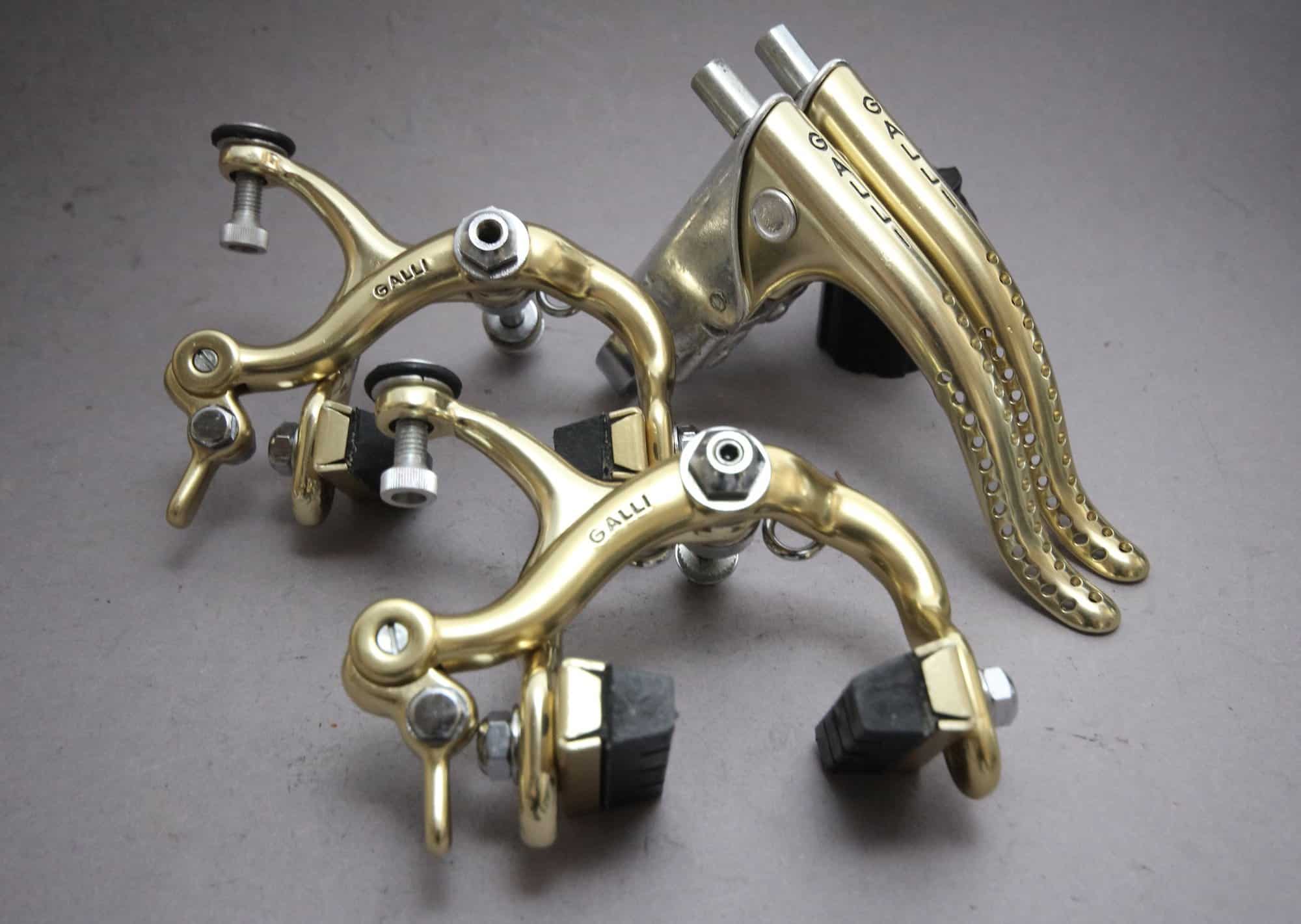 Galli Criterium Brake Set / gold / NOS – velowizard.com