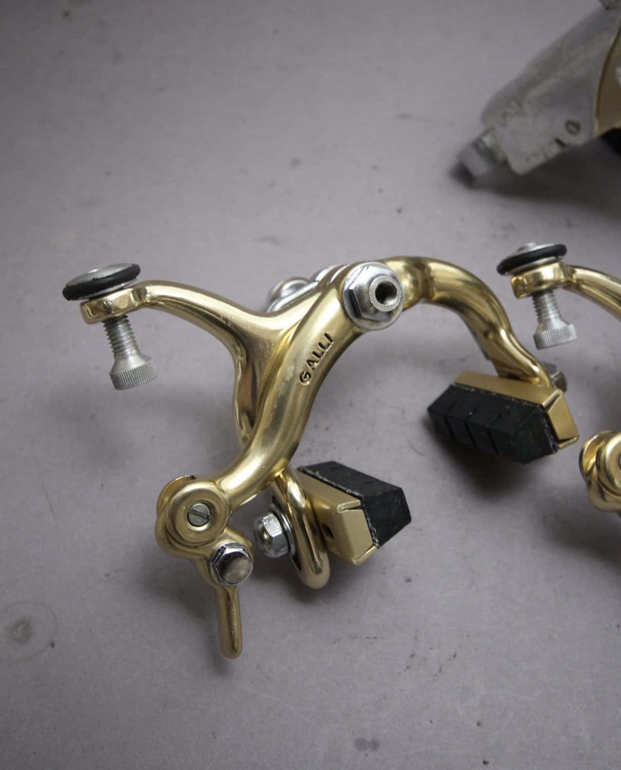 Galli Criterium Brake Set / gold / NOS – velowizard.com