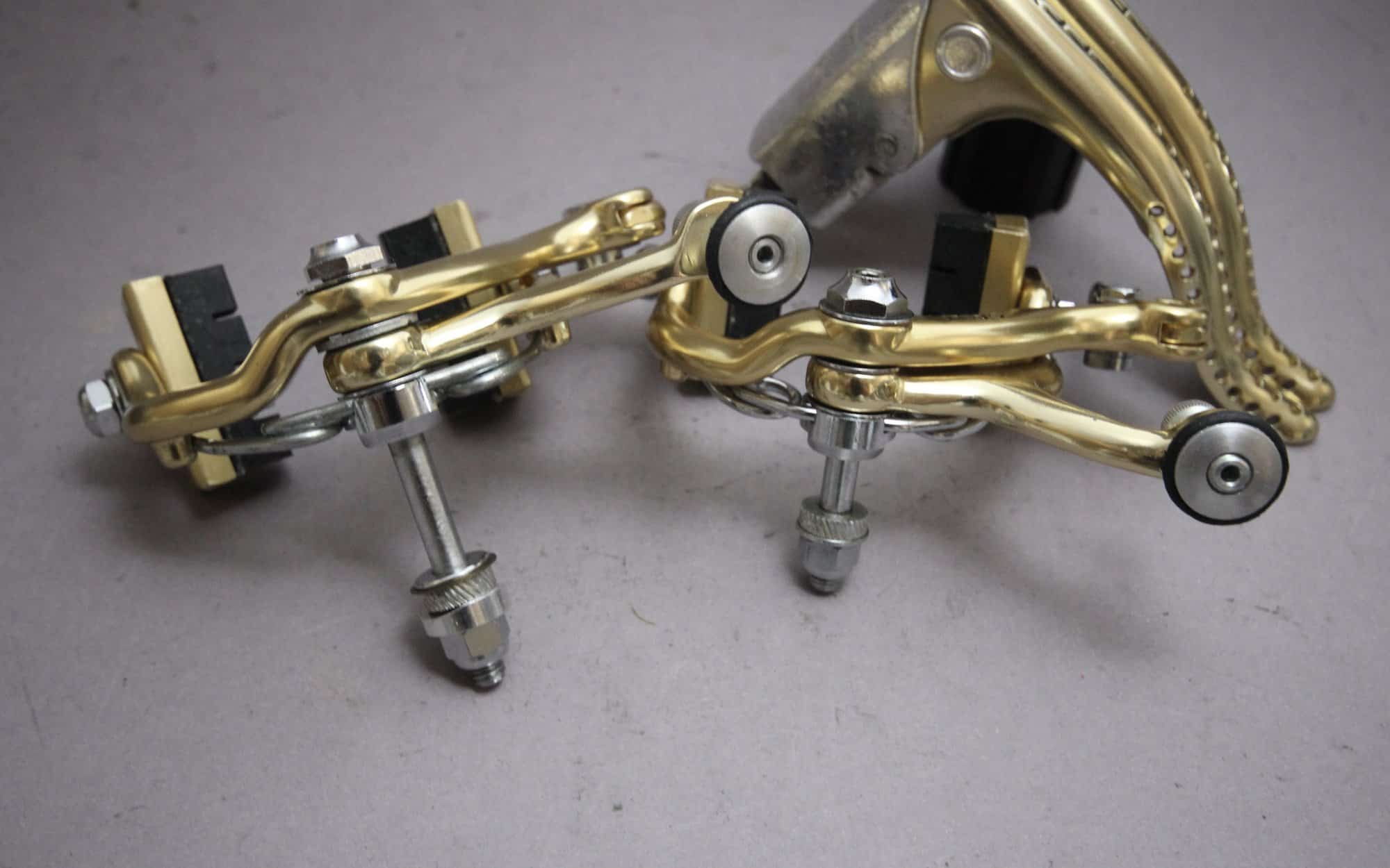Galli Criterium Brake Set / gold / NOS – velowizard.com