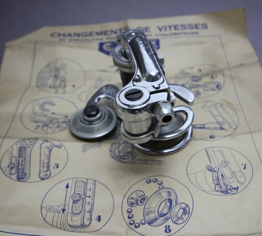 Simplex JUY 543 Rear Derailleur / 1950's / NOS - velowizard.com