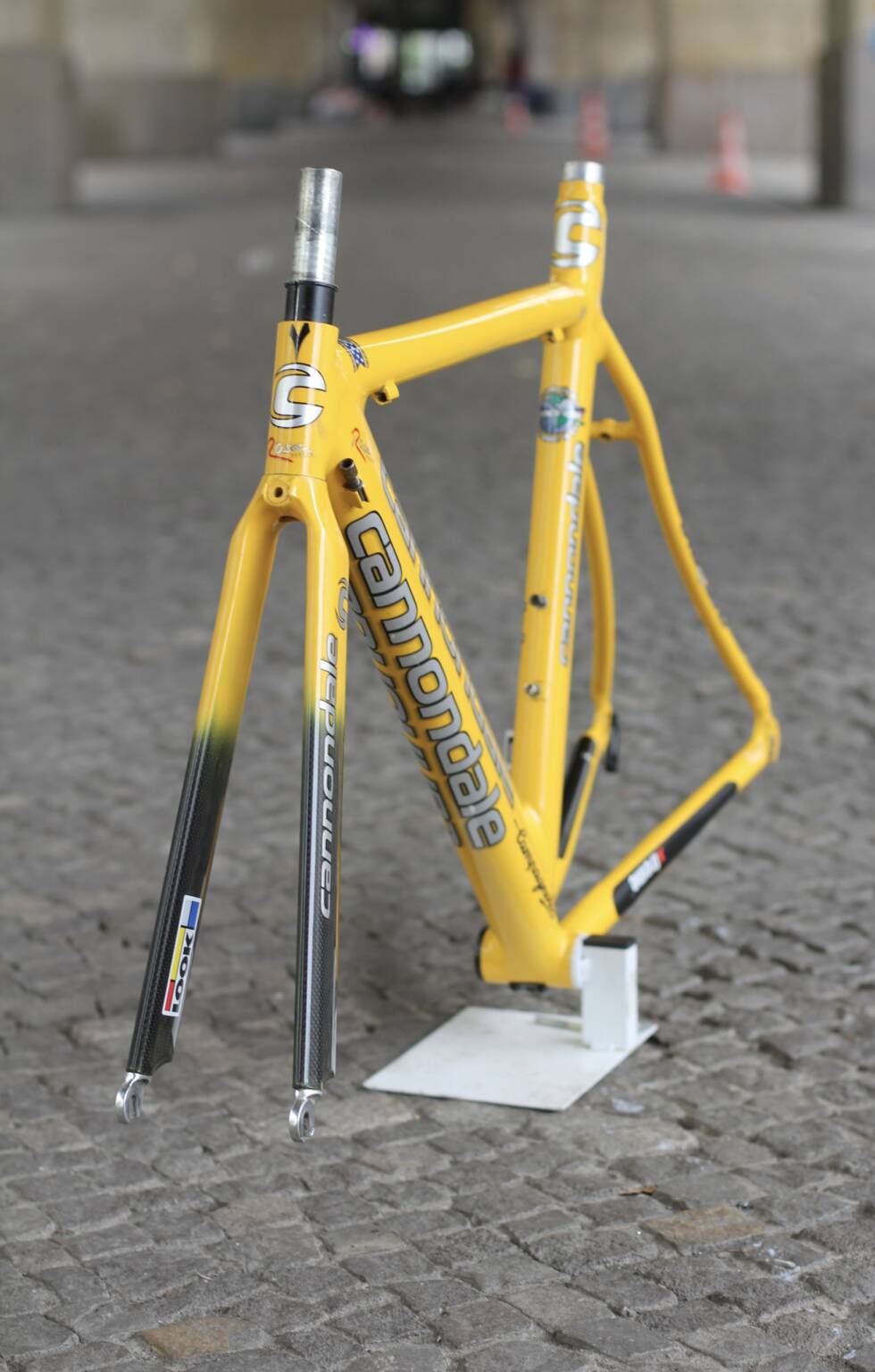 Cannondale Caad4 Aero Frame / 48 cm / Time Fork / Yellow – velowizard.com
