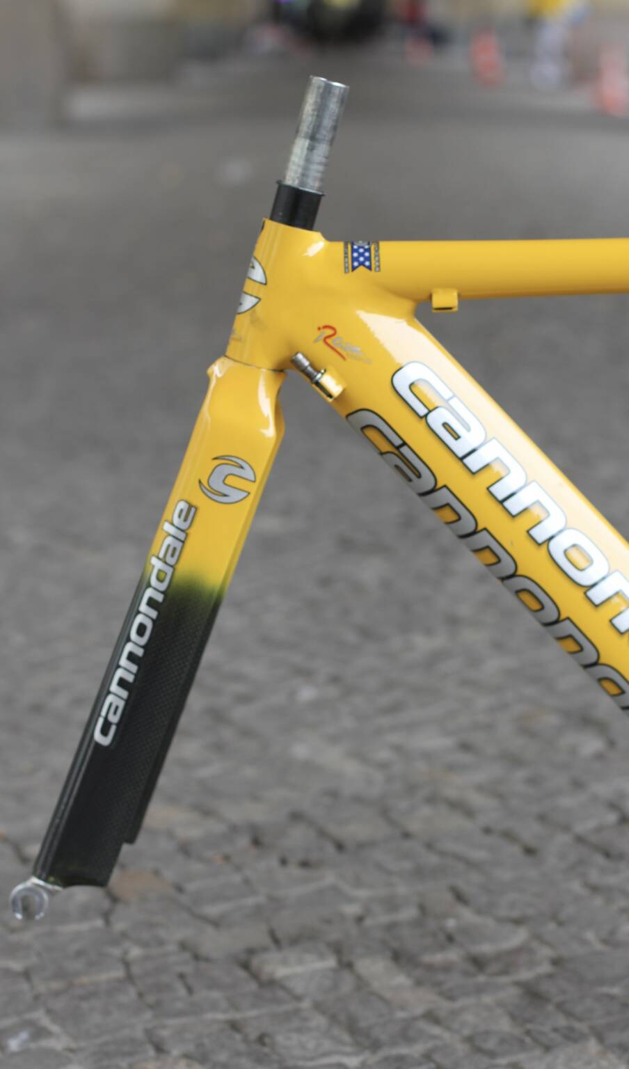 Cannondale Caad4 Aero Frame / 48 cm / Time Fork / Yellow – velowizard.com