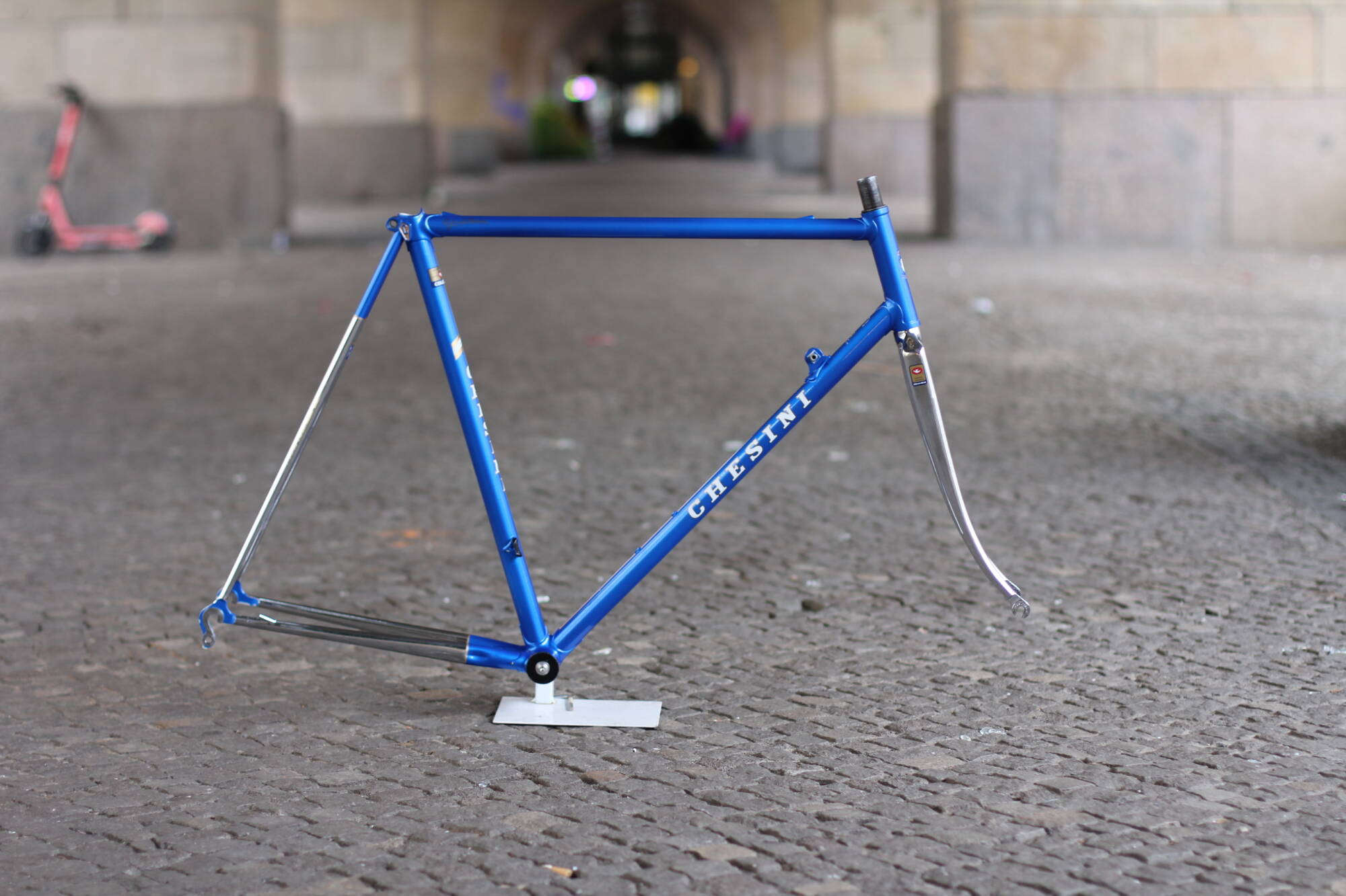 Chesini X-Uno Columbus Frame / 56 cm / Blue - velowizard.com