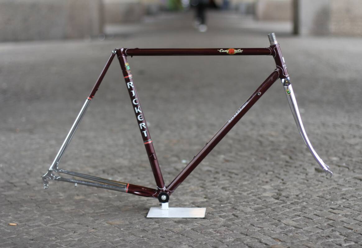 Rickert Spezial Reynolds 531 Frame / 53 cm / Dark Red – velowizard.com