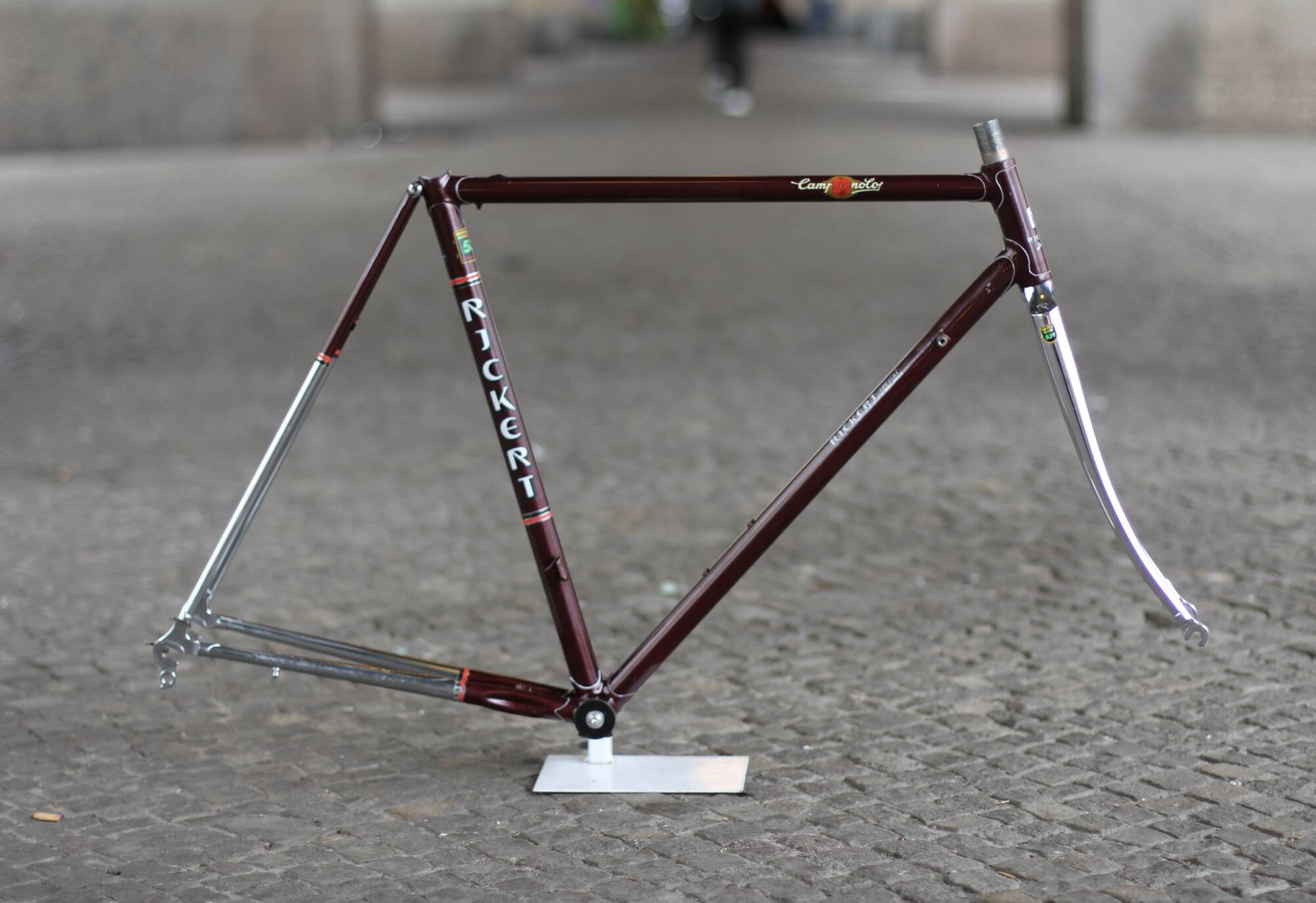Rickert Spezial Reynolds 531 Frame / 53 cm / Dark Red – velowizard.com