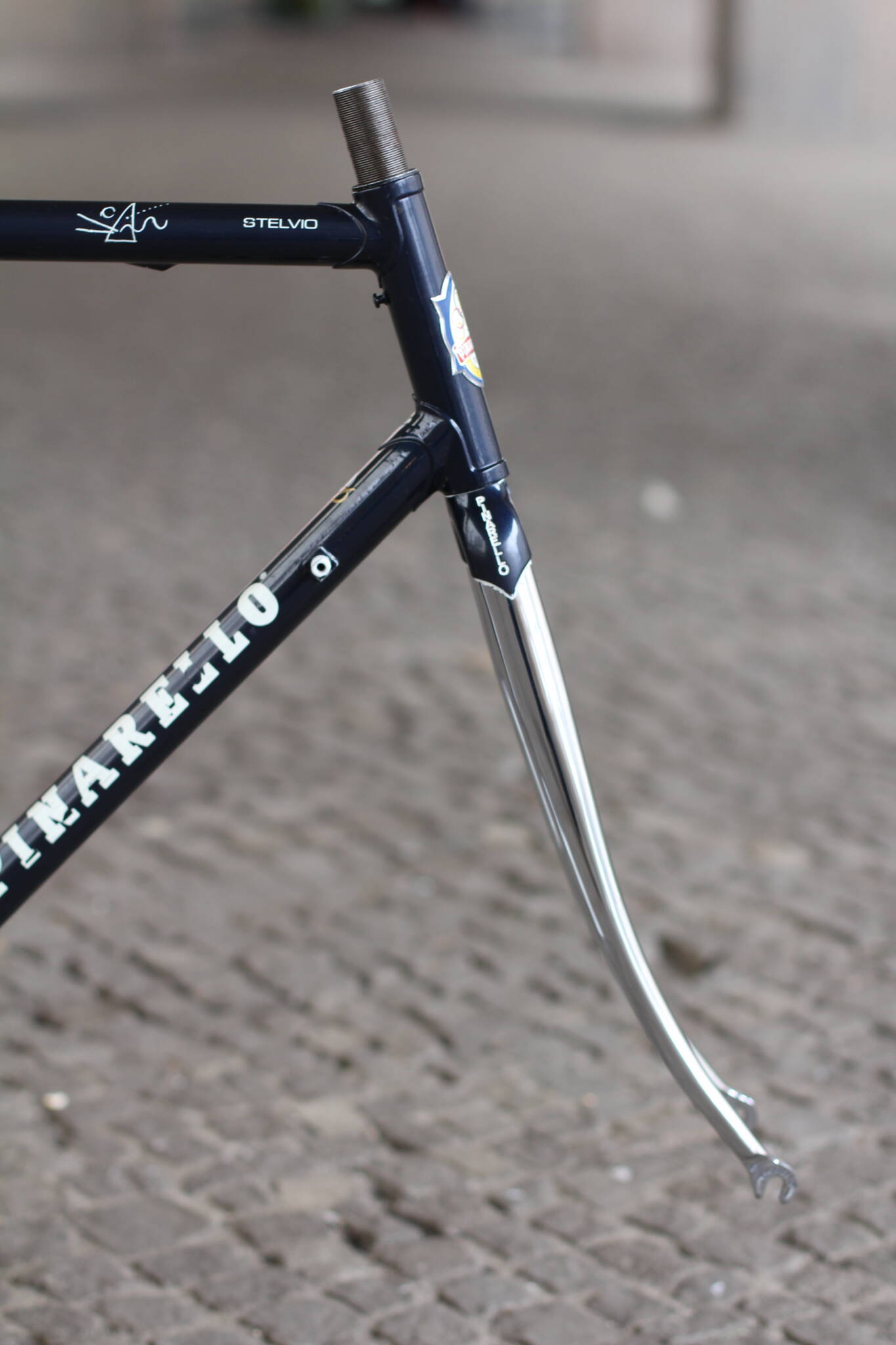 Pinarello Stelvio Frame / 56,5 cm / Dark Blue – velowizard.com